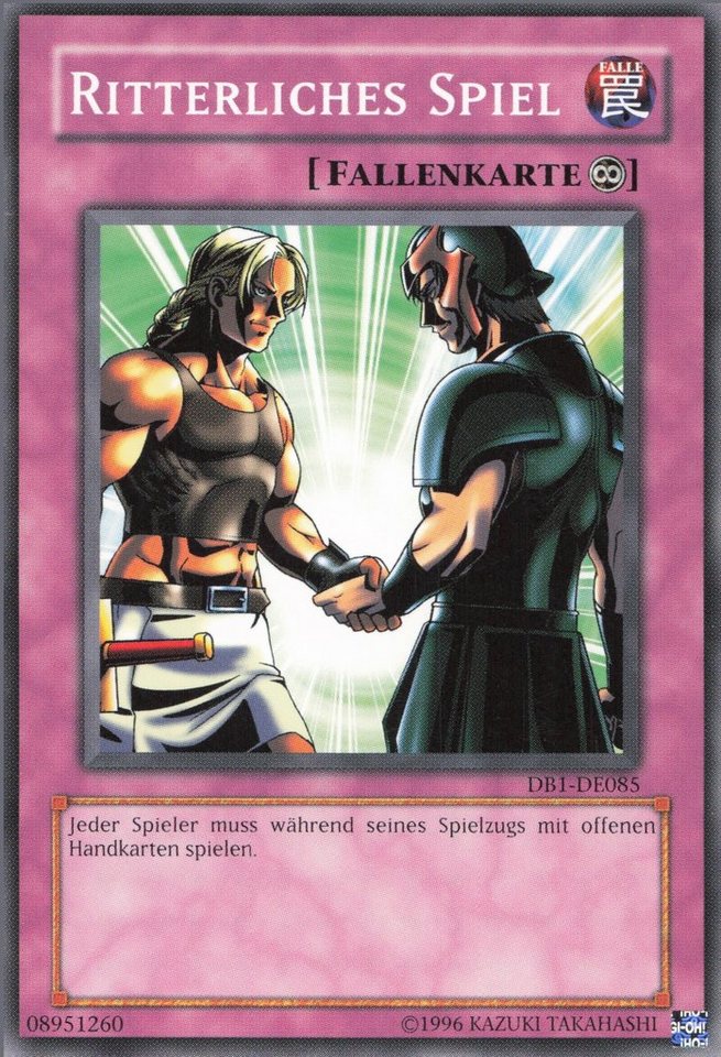 Recollectibles Sammelkarte Yugioh Karte Ritterliches Spiel Deutsch Yu