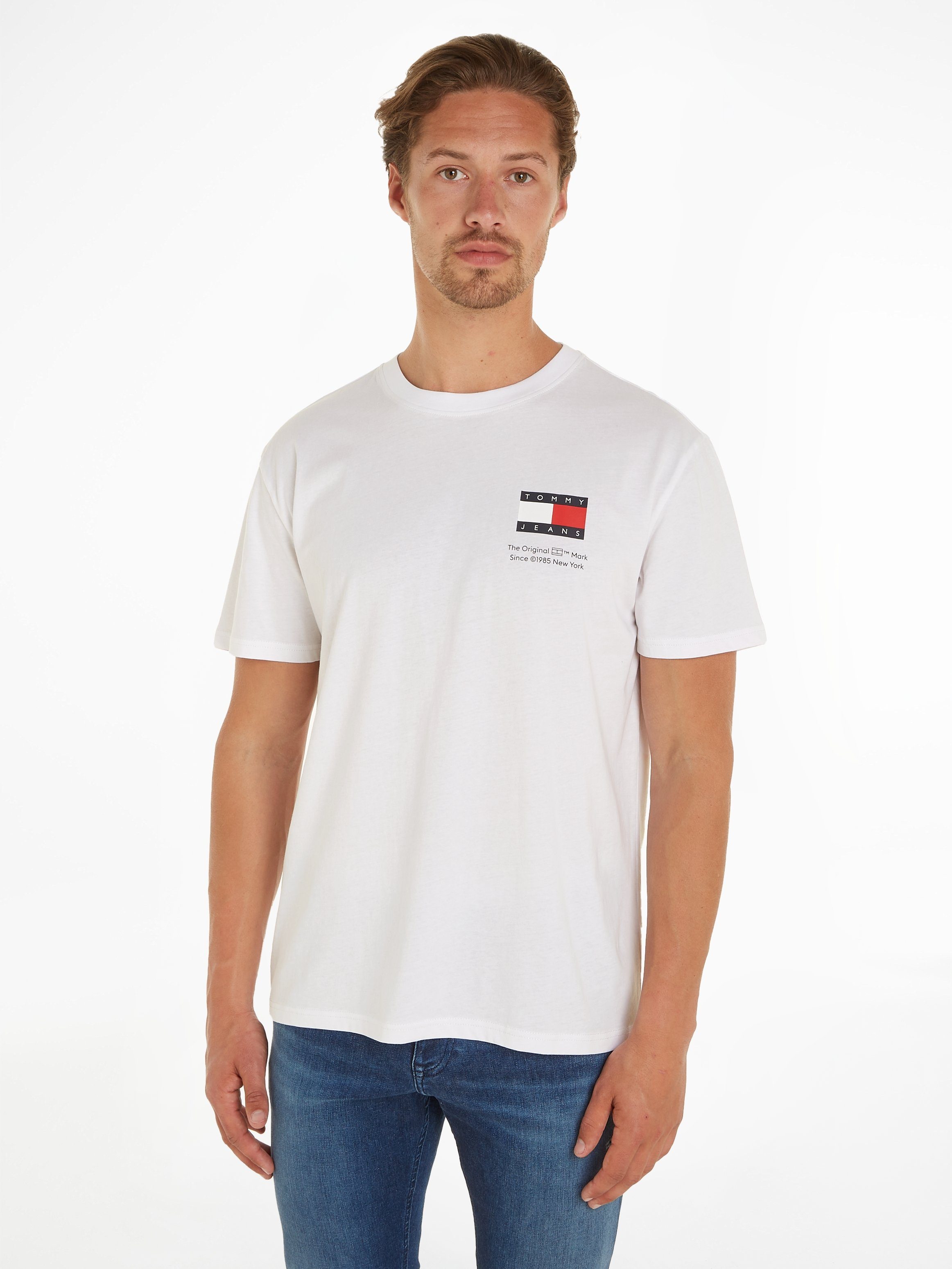 Tommy Jeans T Shirt Tjm Slim 2pack Ss Flag Dna Tee Packung 2er Mit
