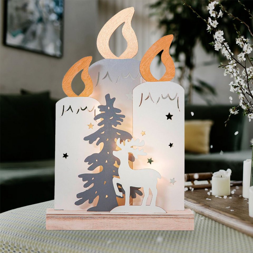 Eglo Led Dekoobjekt Fauna Weihnachtsdeko Led Lichterbogen