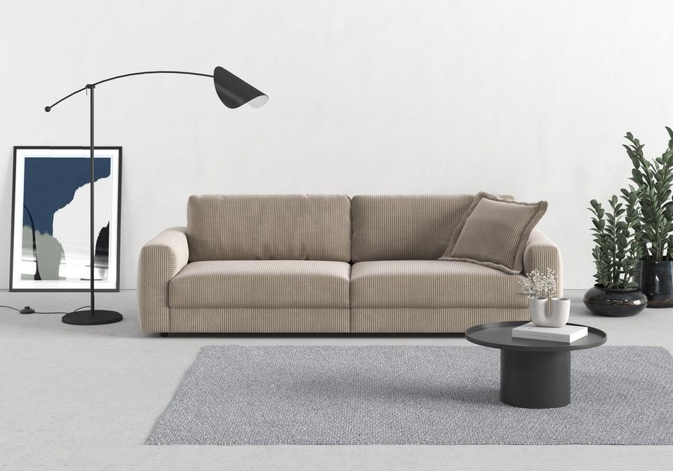 Trendmanufaktur Big Sofa Bourbon 2 Teile Extra Tiefe Sitzfläche