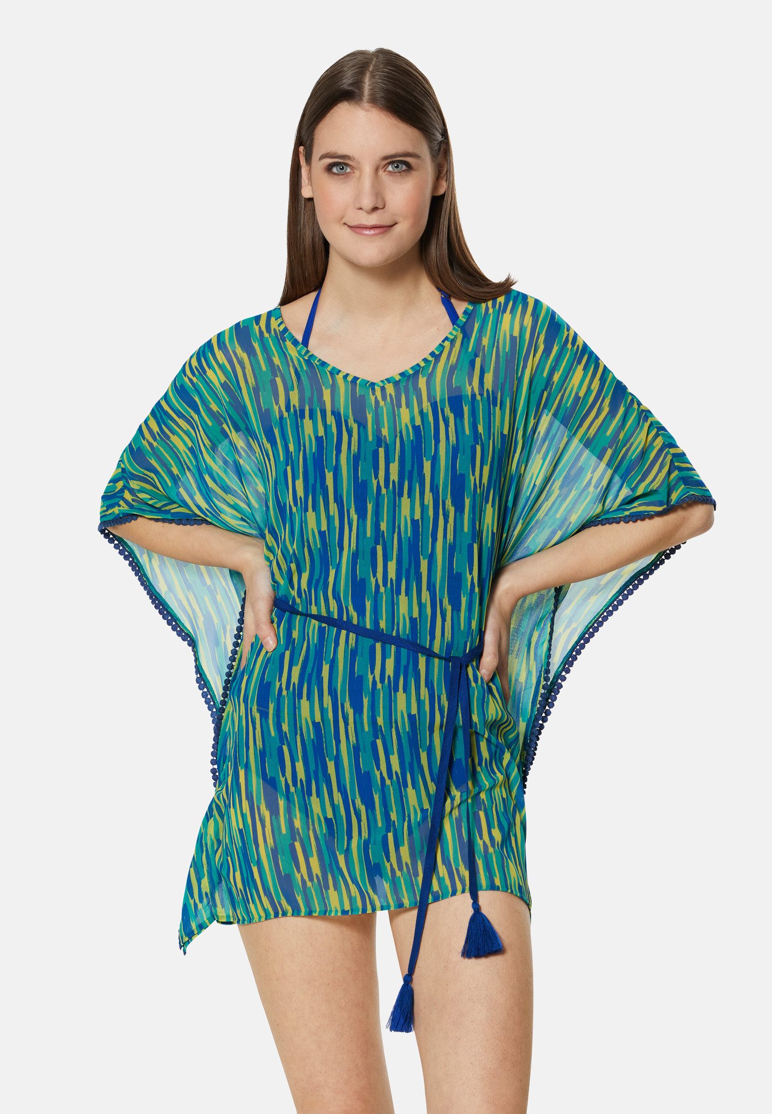 MADELEINE Strandshirt Tunika, Länge ca. 78 cm, bis Mitte Oberschenkel ...