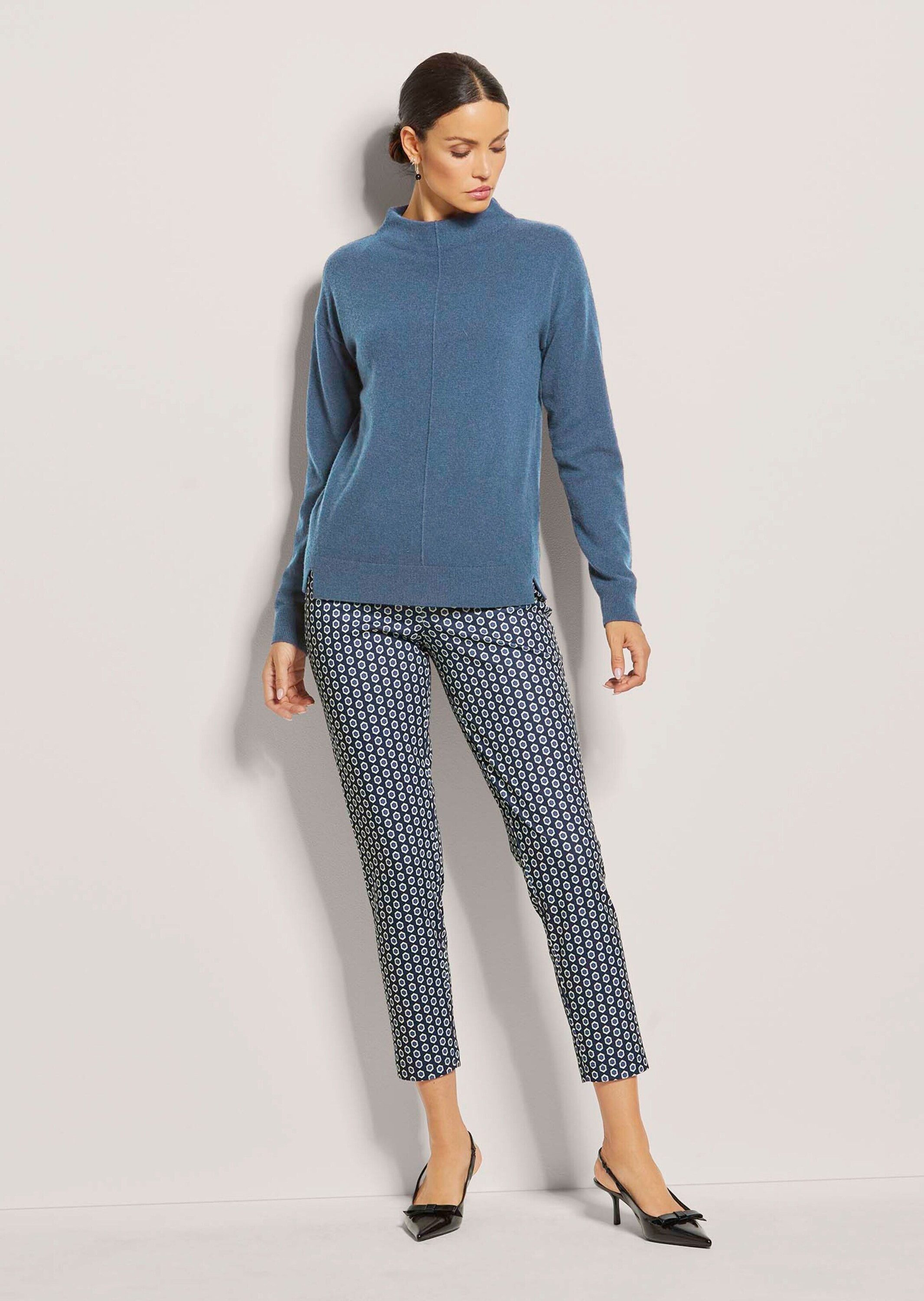MADELEINE Strickpullover Stehkragen-Pullover aus Good Cashmere