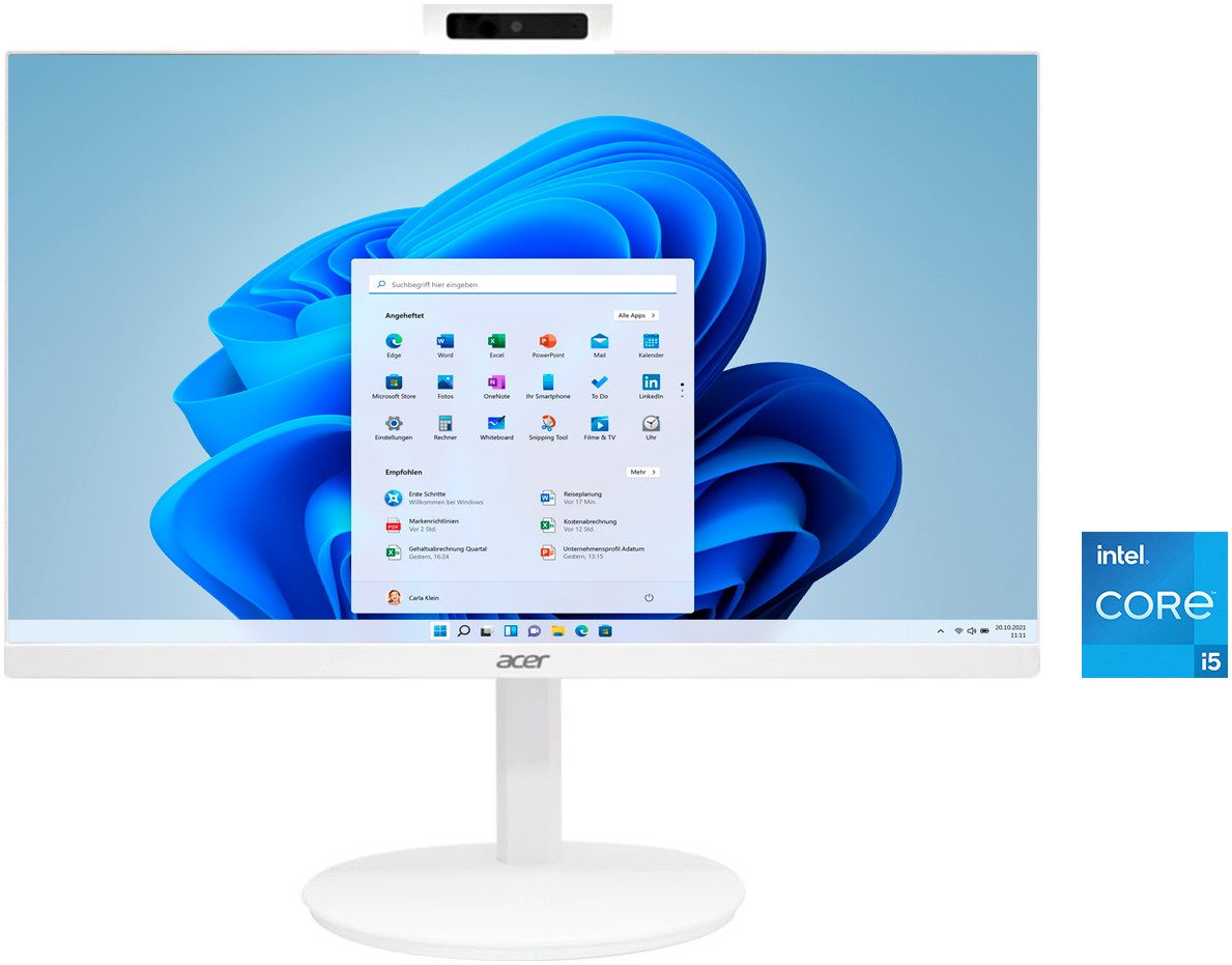 Acer Aspire C24-1 All-in-One PC (23,8 Zoll, Intel Core i5 1334U, 16 GB RAM, 512 GB SSD)