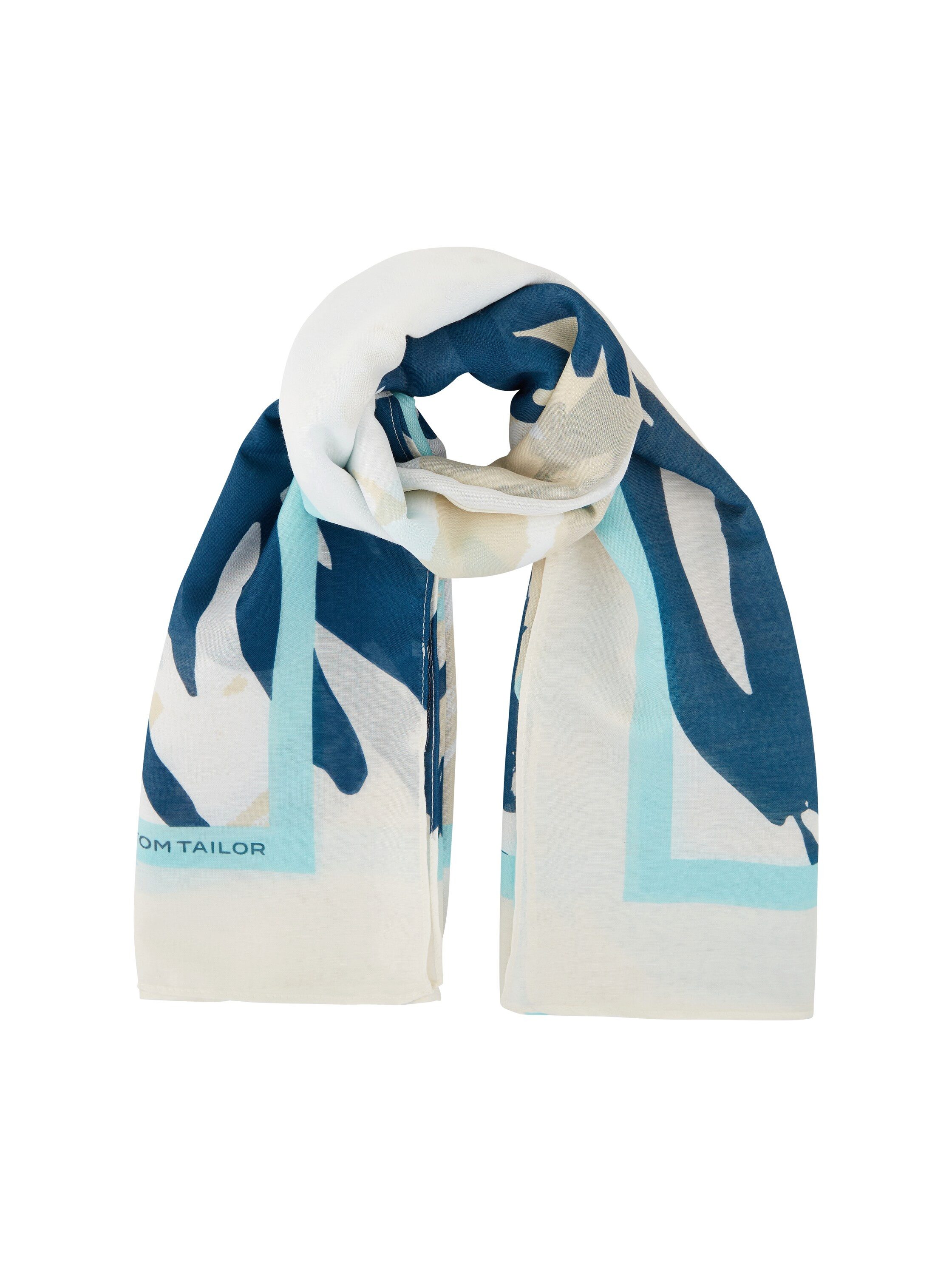 TOM TAILOR Schal, mit All-Over Print