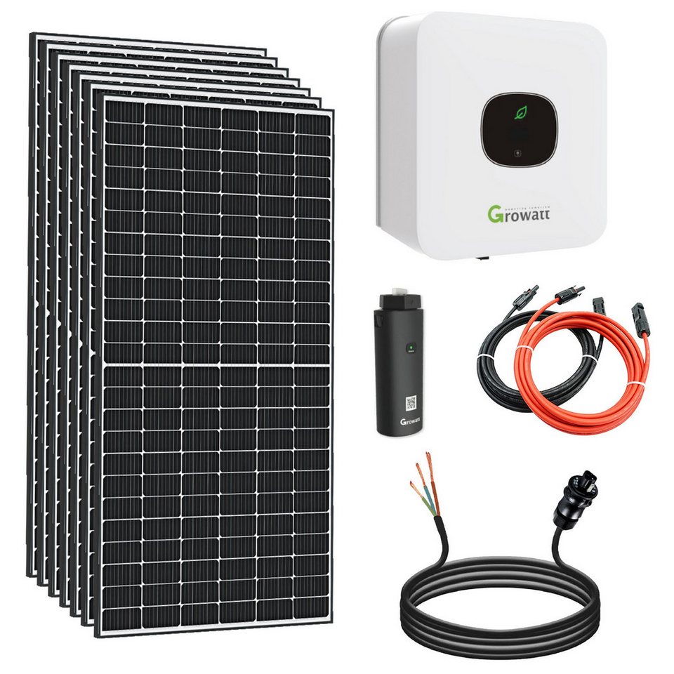 Solar Hook Etm 3500w Balkonkraftwerk Set Mit 3 3 Kw Growatt