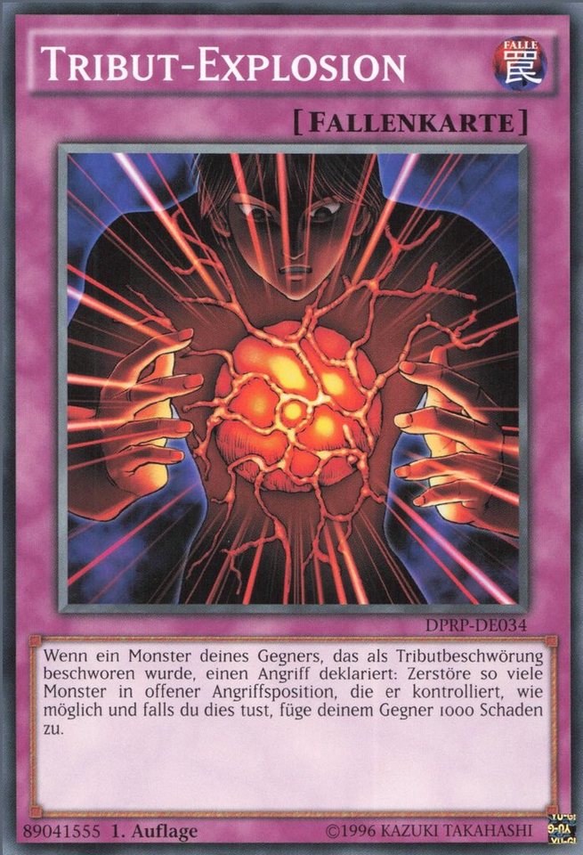 Recollectibles Sammelkarte Yugioh Karte Tribut Explosion Yu Gi Oh