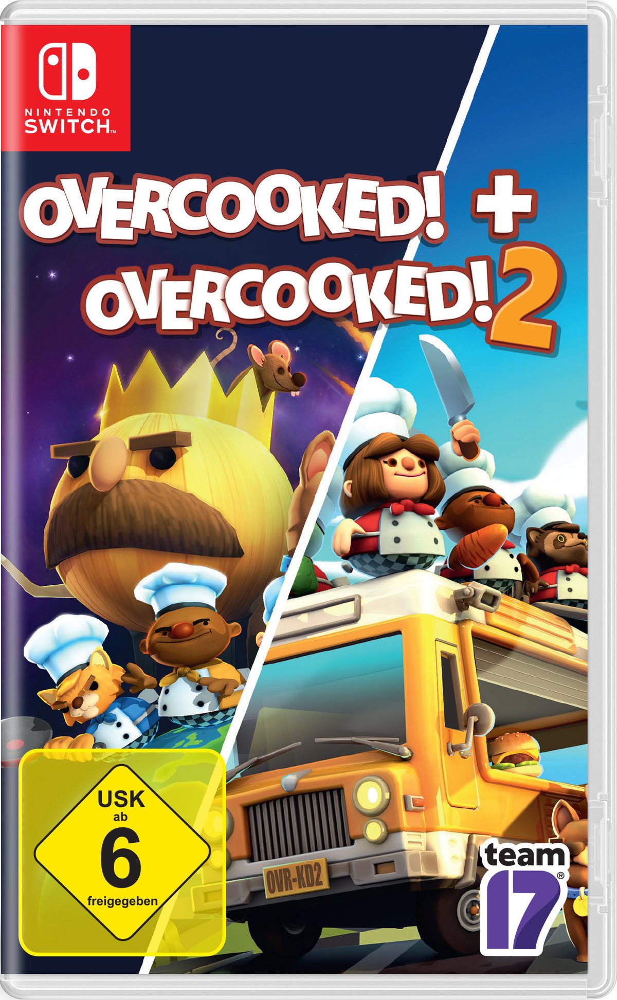 Overcooked Double Pack Switch Overcooked + Overcooked 2 Nintendo Switch