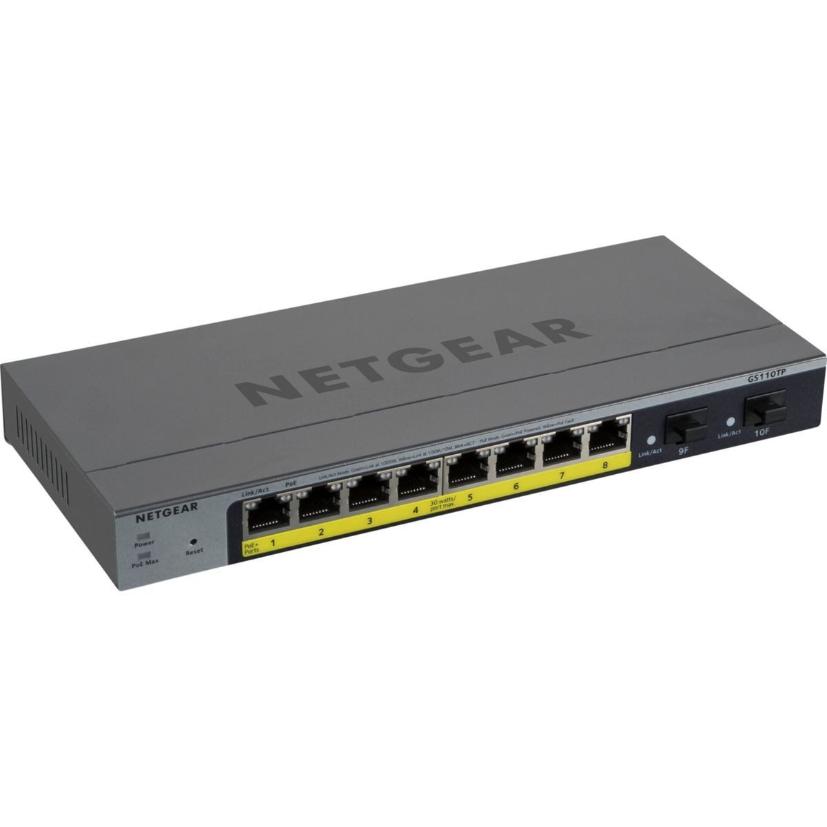 NETGEAR GS110TP-300EUS 8Port Manageable Ethernet Switch Netzwerk-Switch