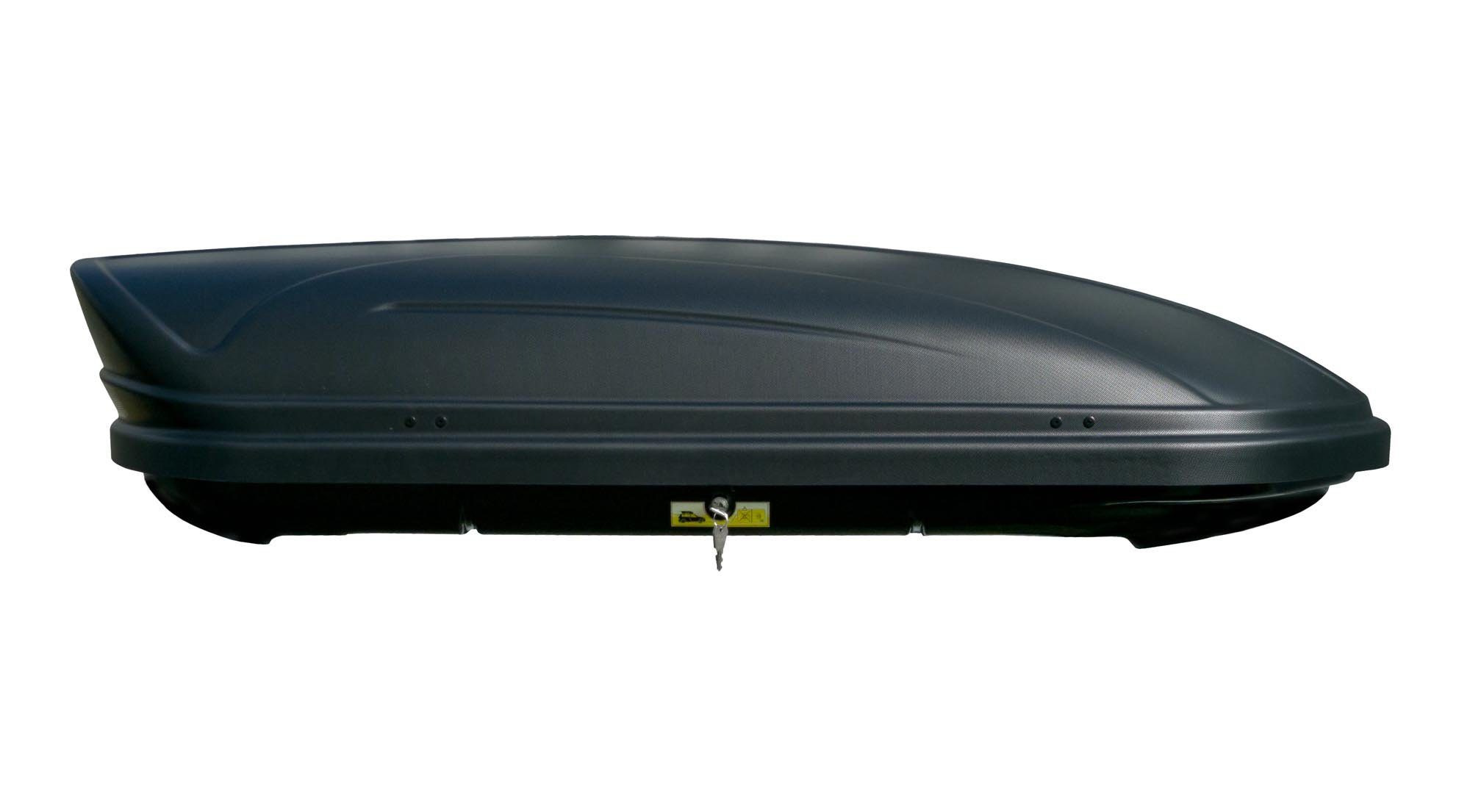 VDP Dachbox Marathon 400, Dachkoffer Autokoffer Gepäckbox schwarz matt ...