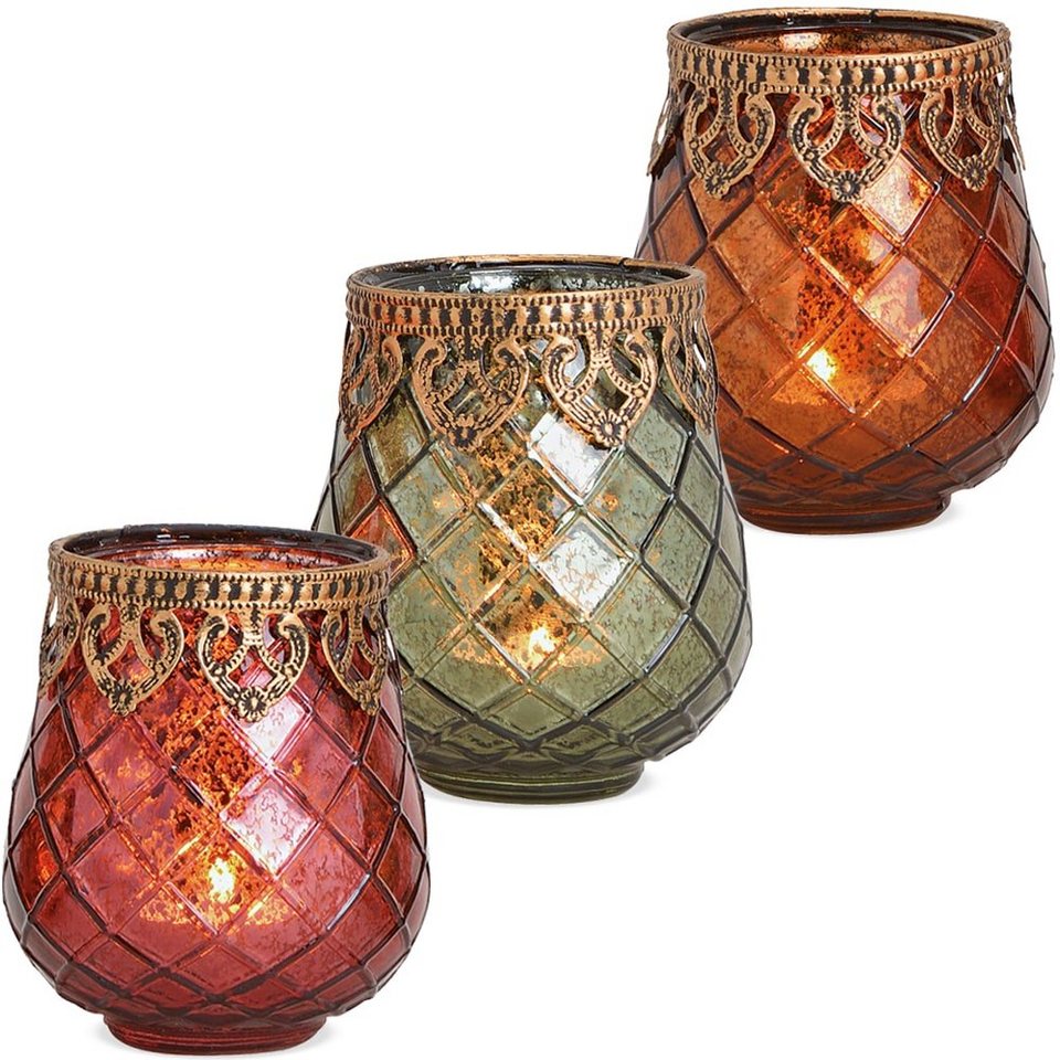 matches21 HOME & HOBBY Kerzenhalter Windlichter Orient Glas & Metall ... matches21 HOME & HOBBY Kerzenhalter Windlichter Orient Glas & Metall ...