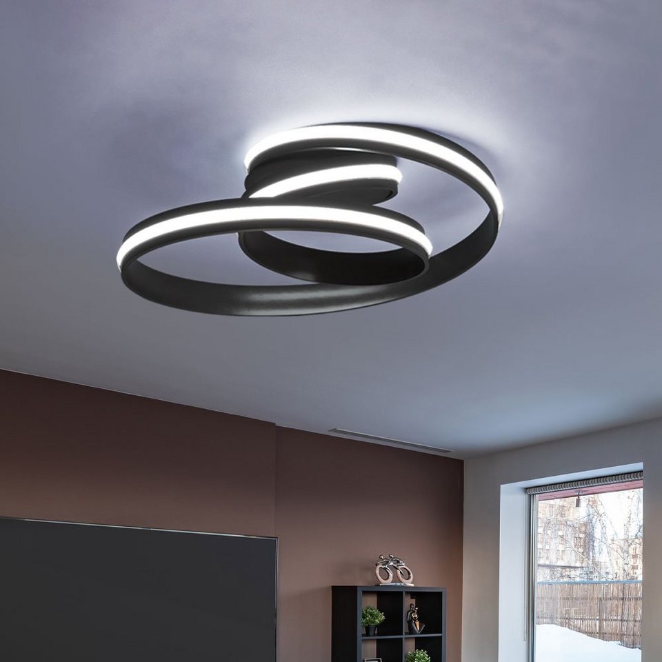 Etc Shop Led Deckenleuchte Led Leuchtmittel Fest Verbaut Warmweiß