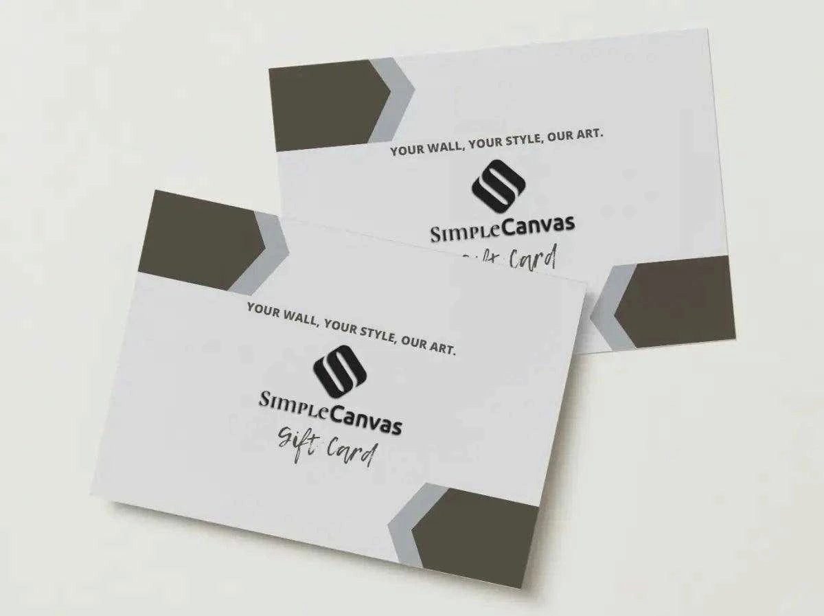 SimpleCanvas Wandbild SimpleCanvas-Geschenkgutschein