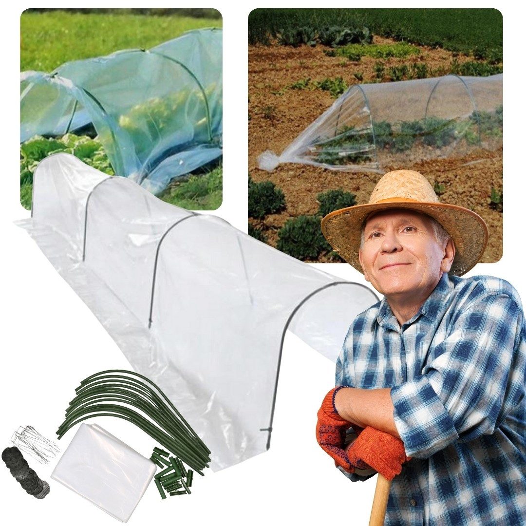 Sarcia.eu Foliengewächshaus Mini-Gartengewächshaus, Folientunnel 1,8x10m