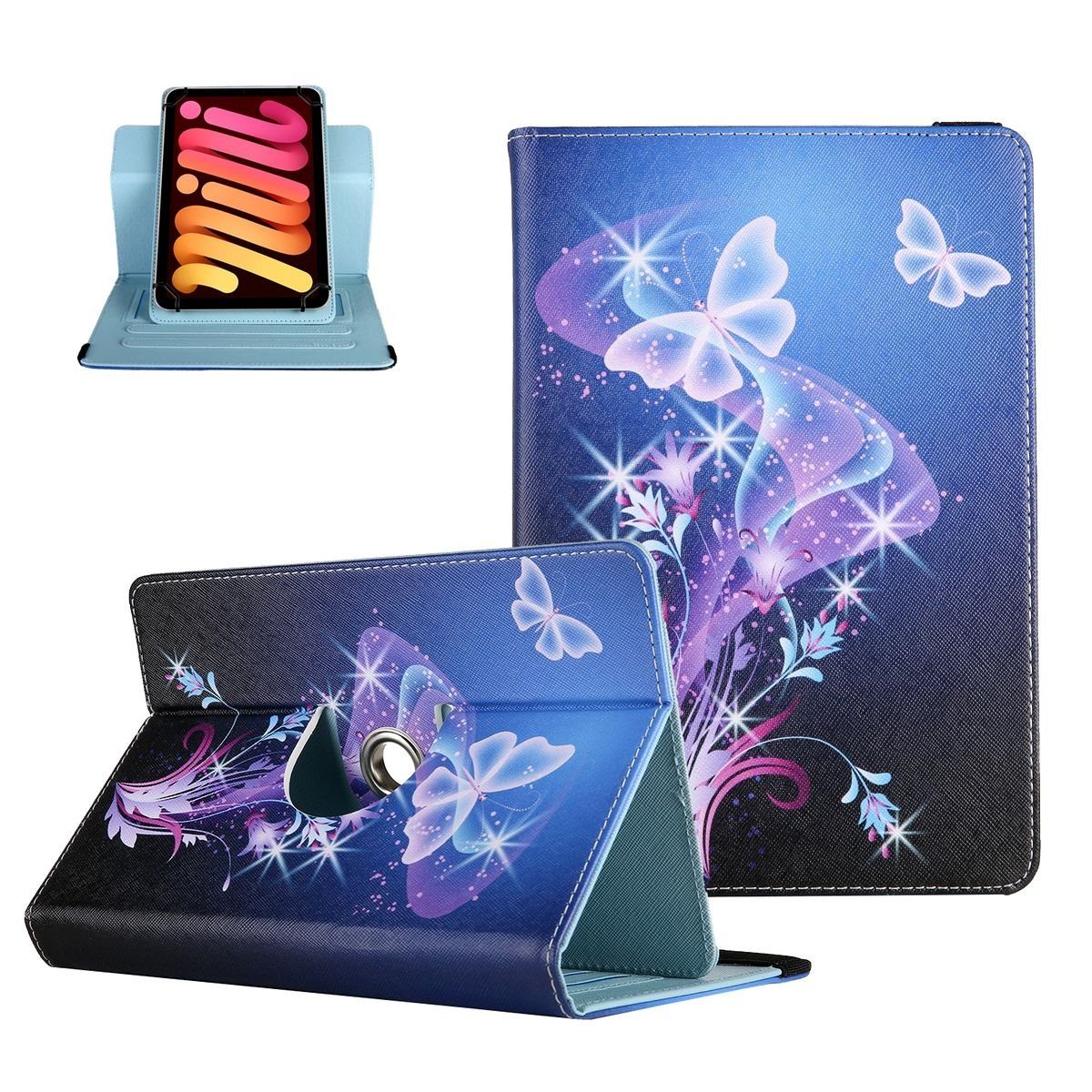 Wigento Tablet Hülle Für Samsung Galaxy Tab S9 S9 Fe Universelle 360