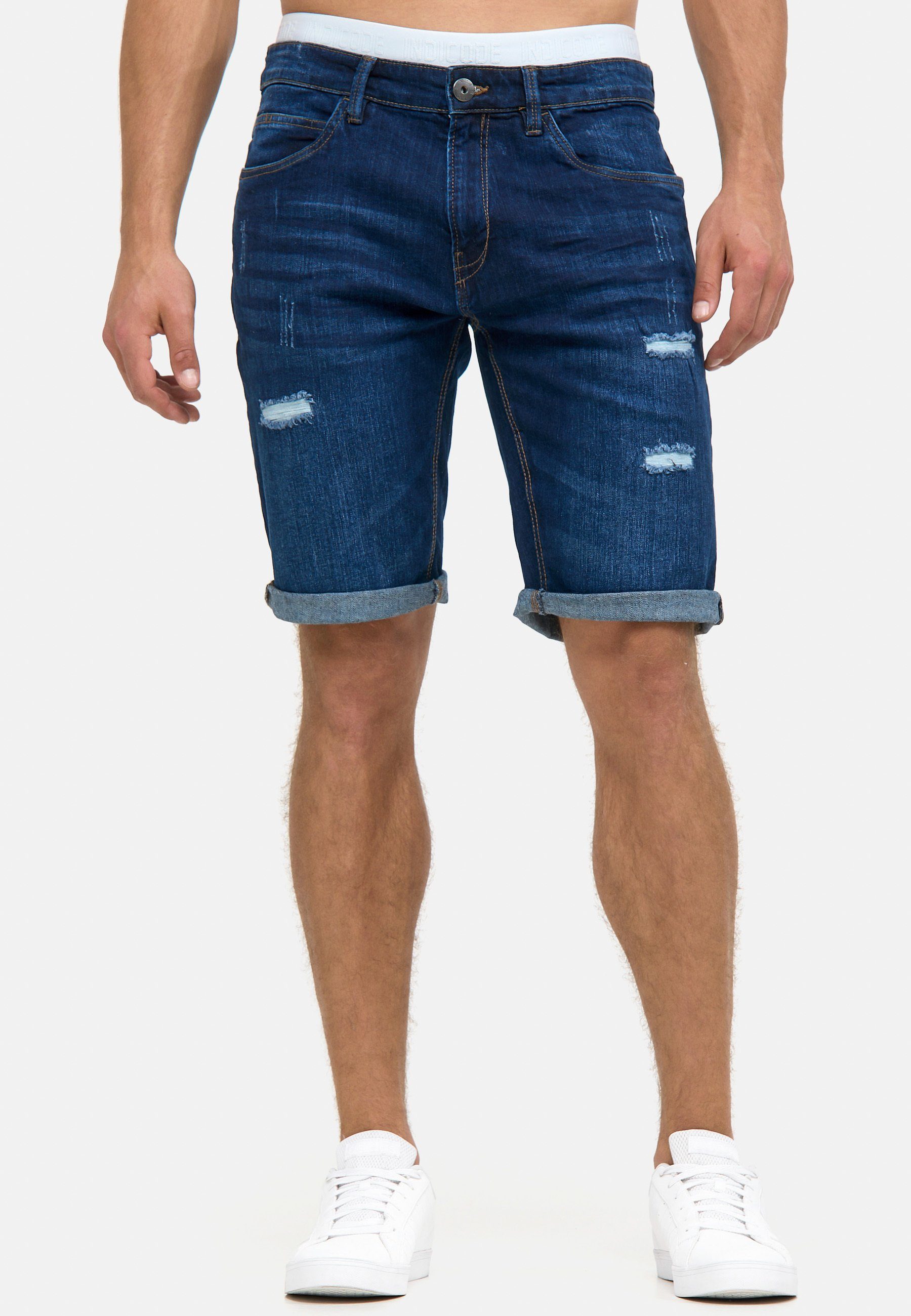 Indicode Jeansshorts Herren Caden Jeans Shorts Herrenshorts mit 5 ...