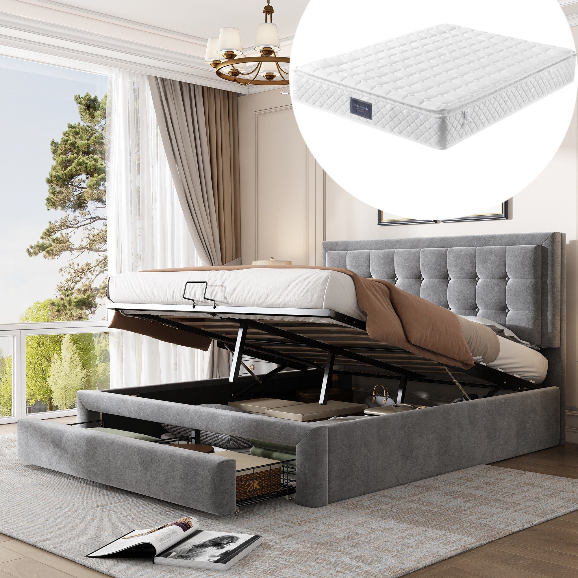 Hohe Polsterbetten online kaufen | OTTO