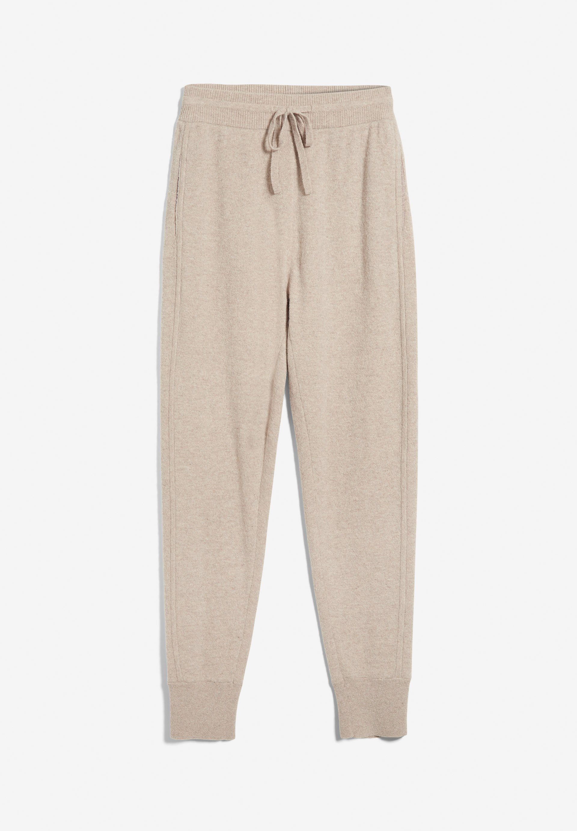 Armedangels Stoffhose Faay Recycled Wool Damen Strickhose Aus Woll Mix