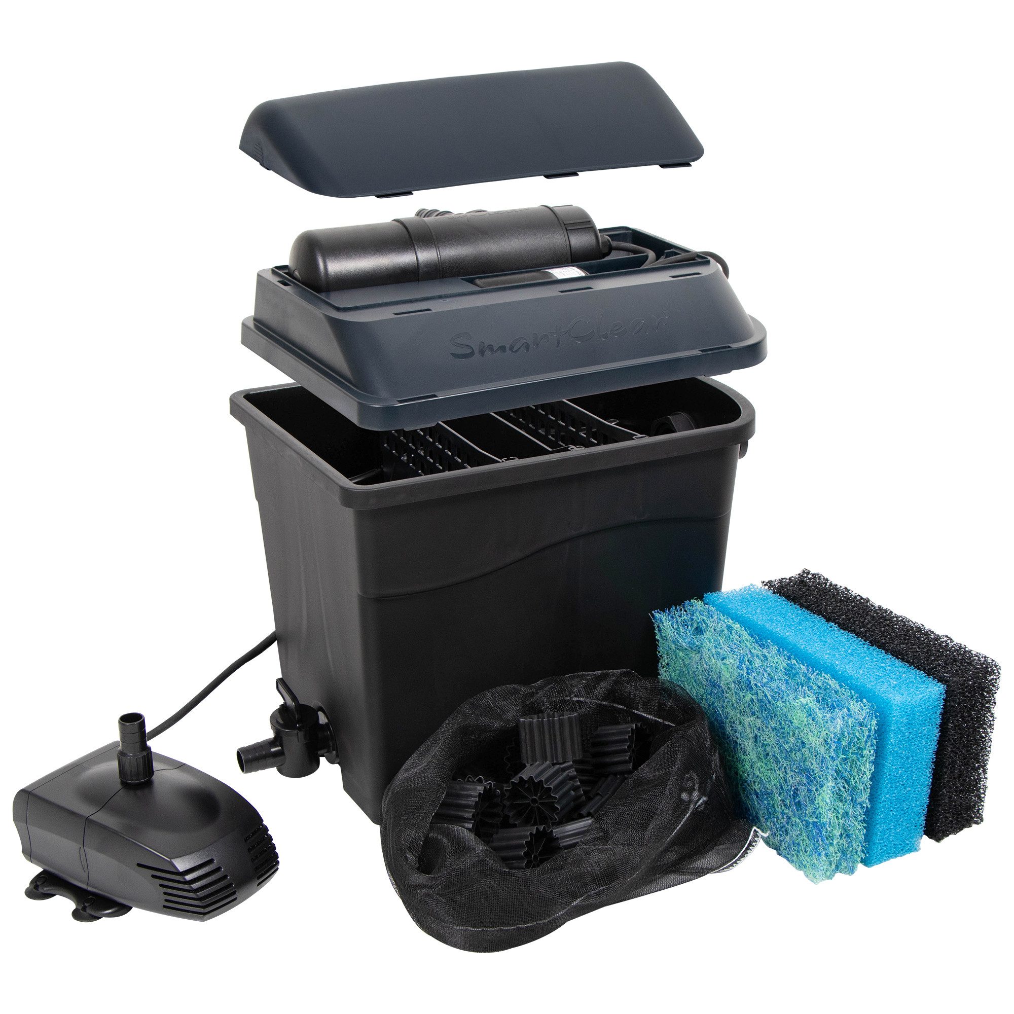 Ubbink Teichfilter SmartClear 3000 PlusSet, Kompakt und effektiv