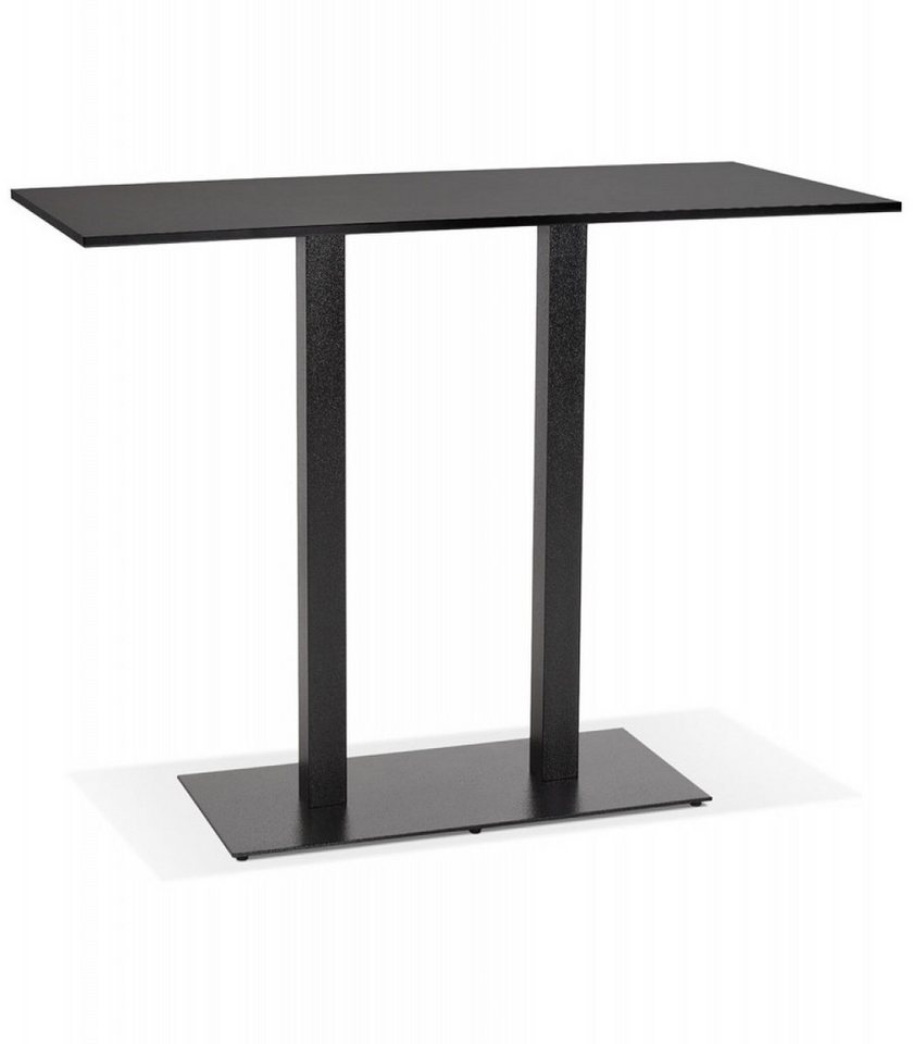 Kadima Design Bartisch Hochtisch Schwarzes Holz Metall Bartisch Für