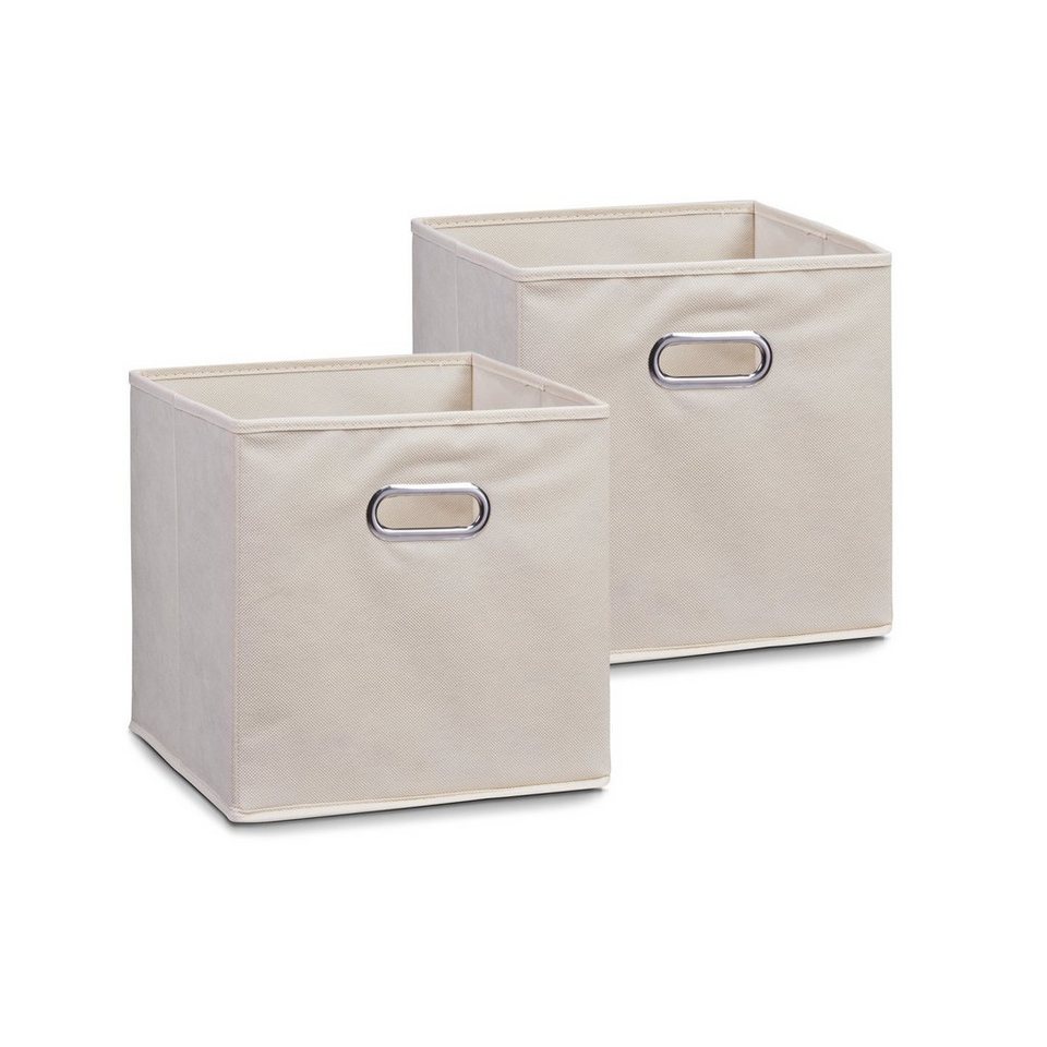 Hti Living Aufbewahrungsbox Aufbewahrungsbox Vlies Beige 2er Set Set