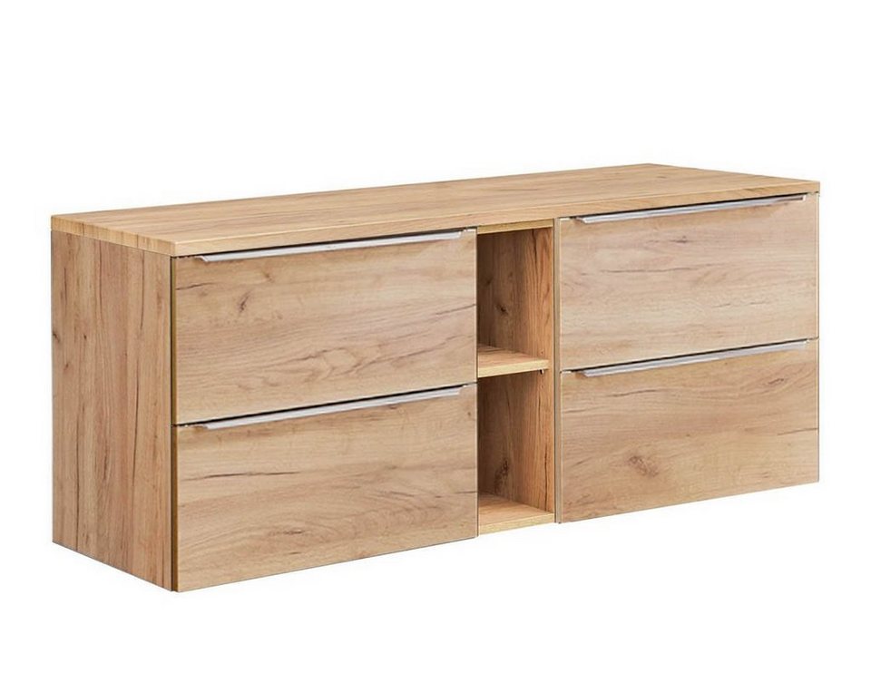 Einfachgutemoebel Waschtisch Set Bad Doppel Waschplatz Capri 140cm Zum