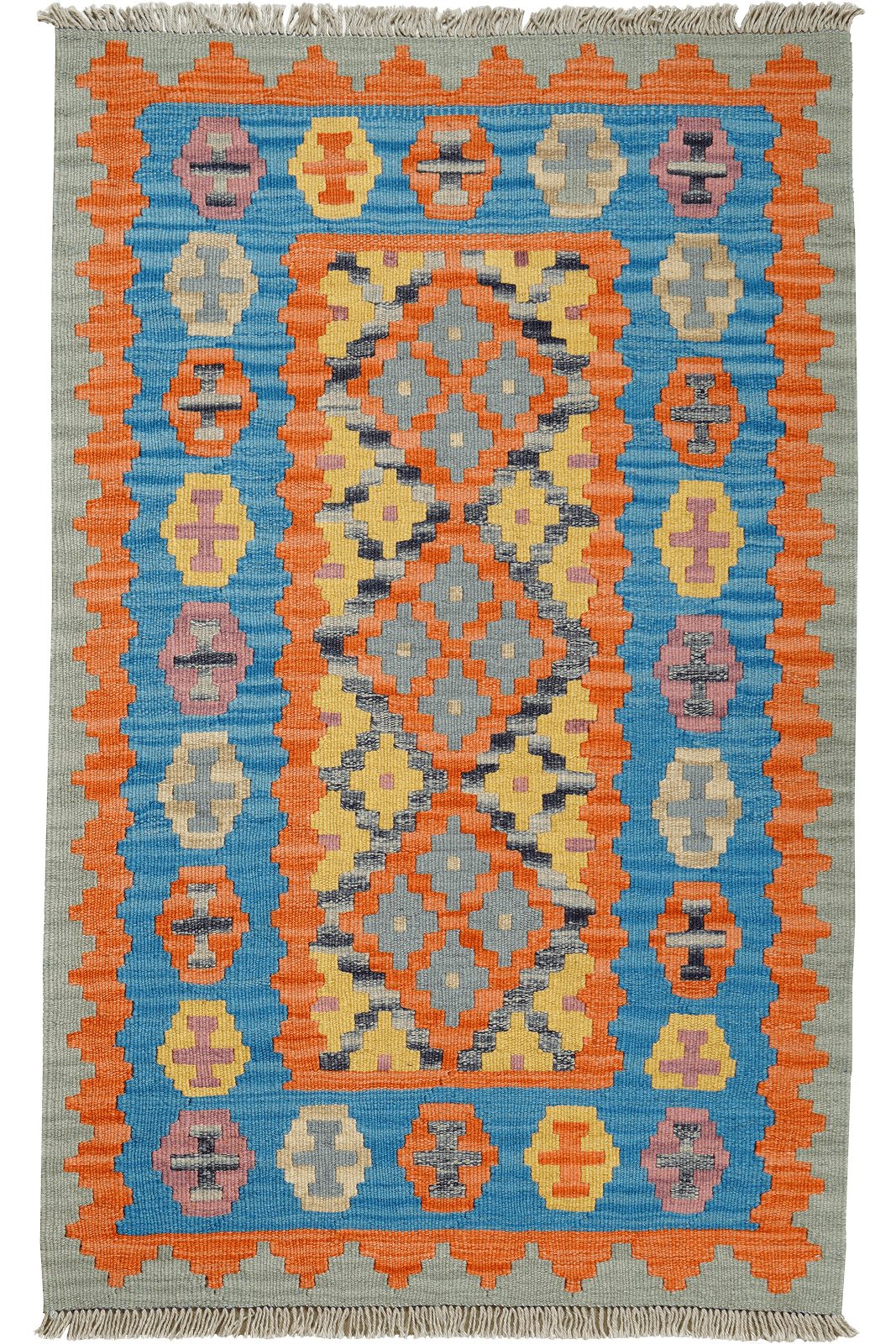 Looma Teppich Kelim Gashgai 129x84cm, rechteckig, Höhe: 5 mm, Gashgai ...