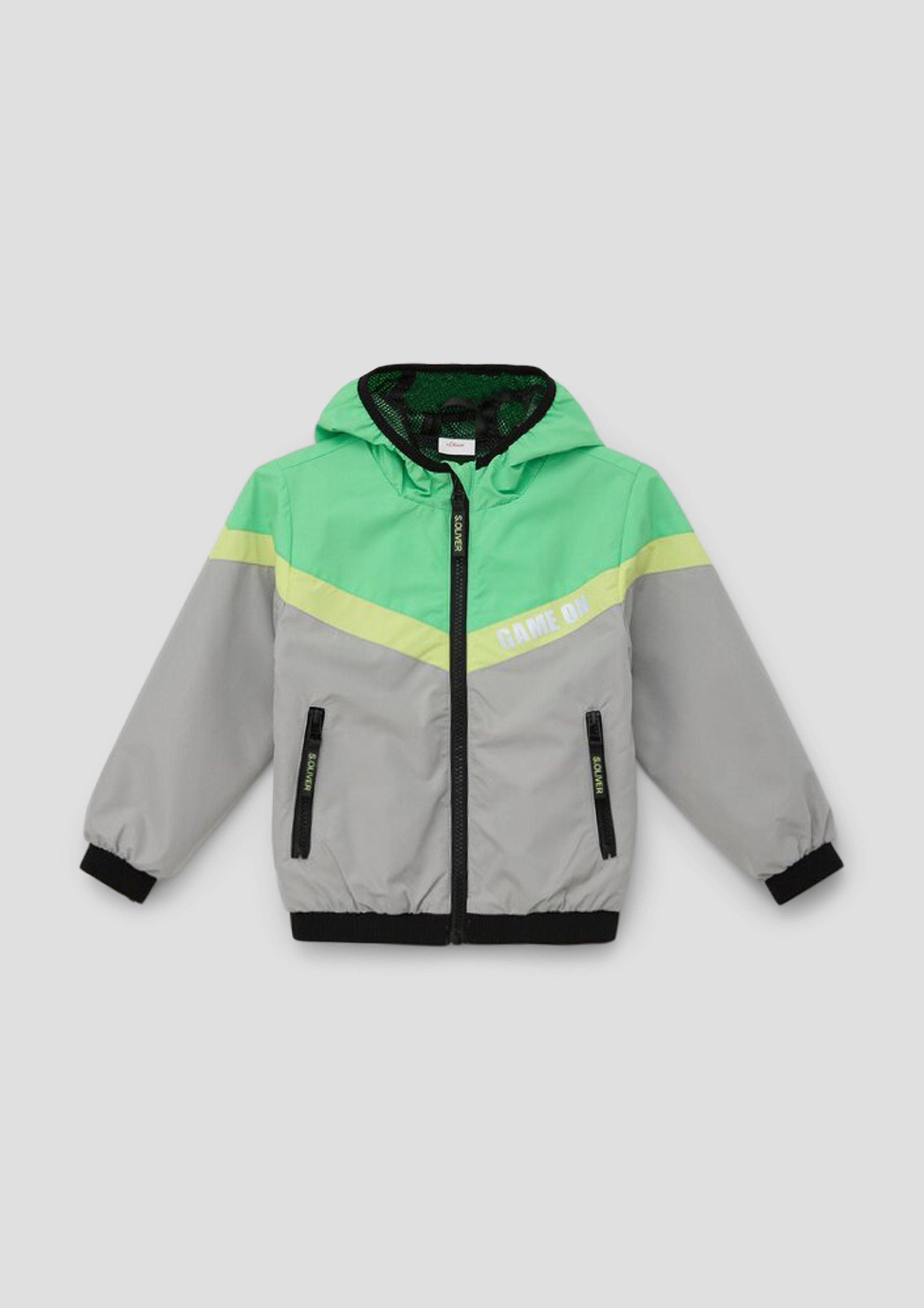 Soliver Outdoorjacke Jacke Mit Mesh Futter Kontrast Details Im