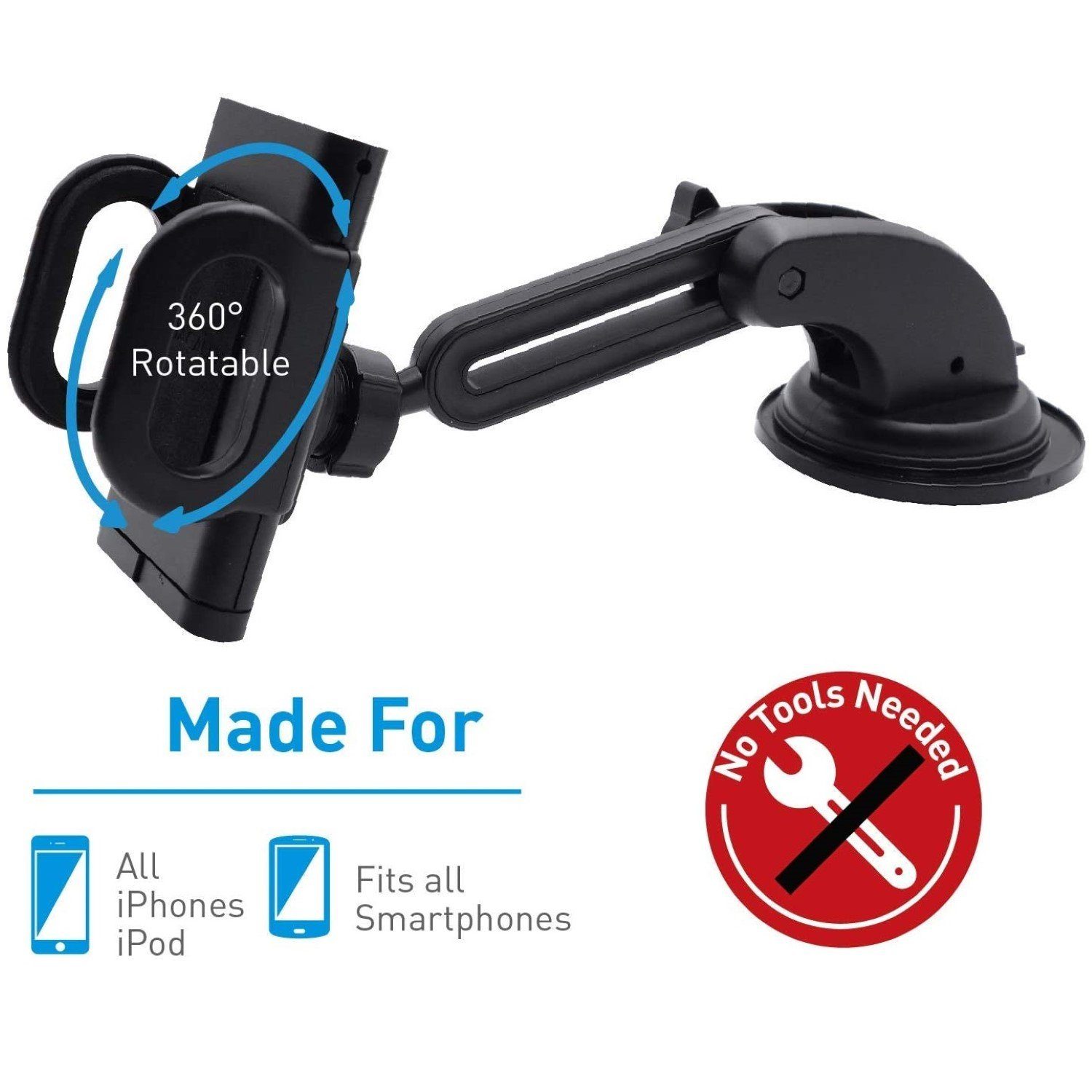 Macally 360° Universal Saugnapf Halterung Halter Handy Halterung