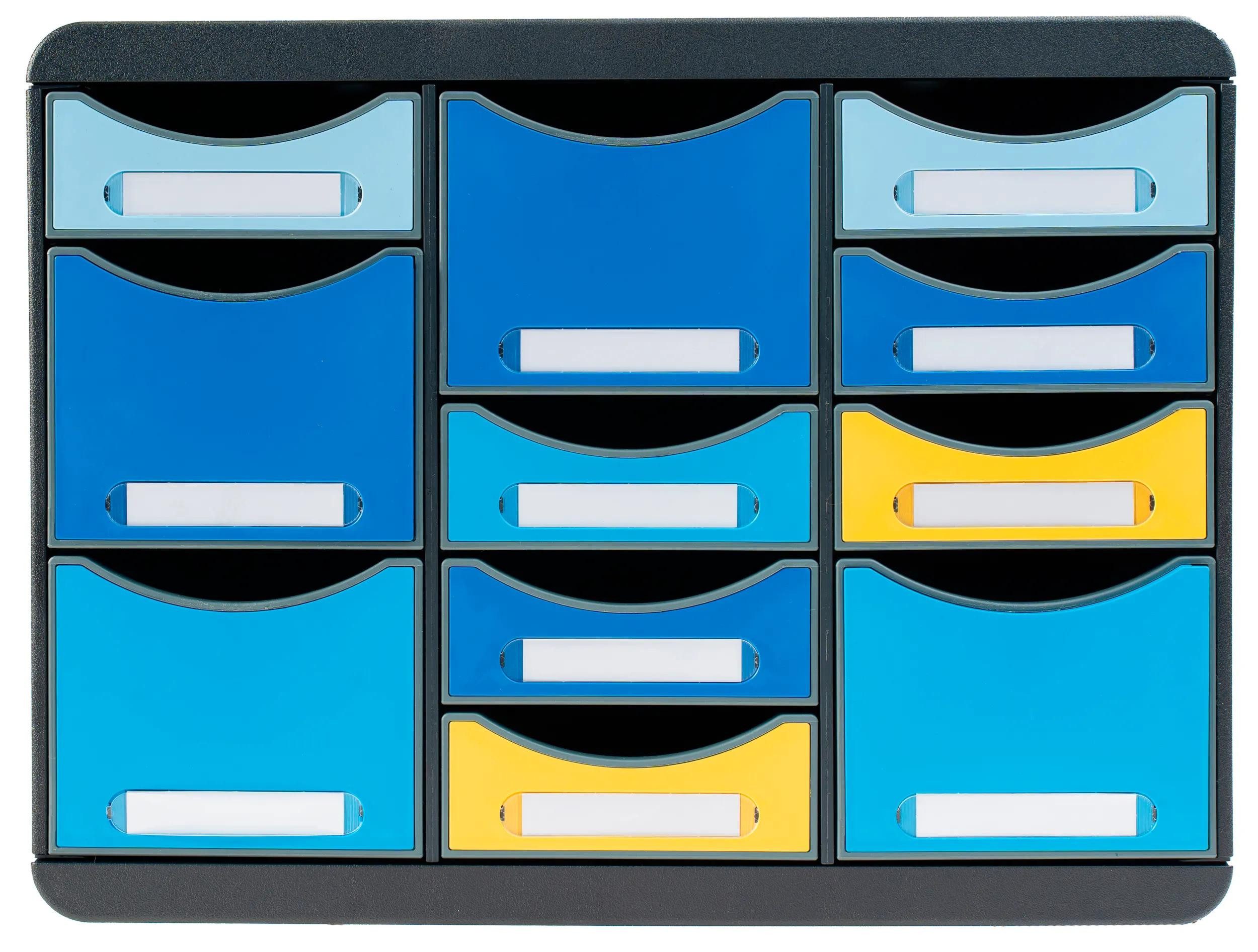EXACOMPTA Schubladenbox Schubladenbox STORE BOX MULTI 11 offene ...