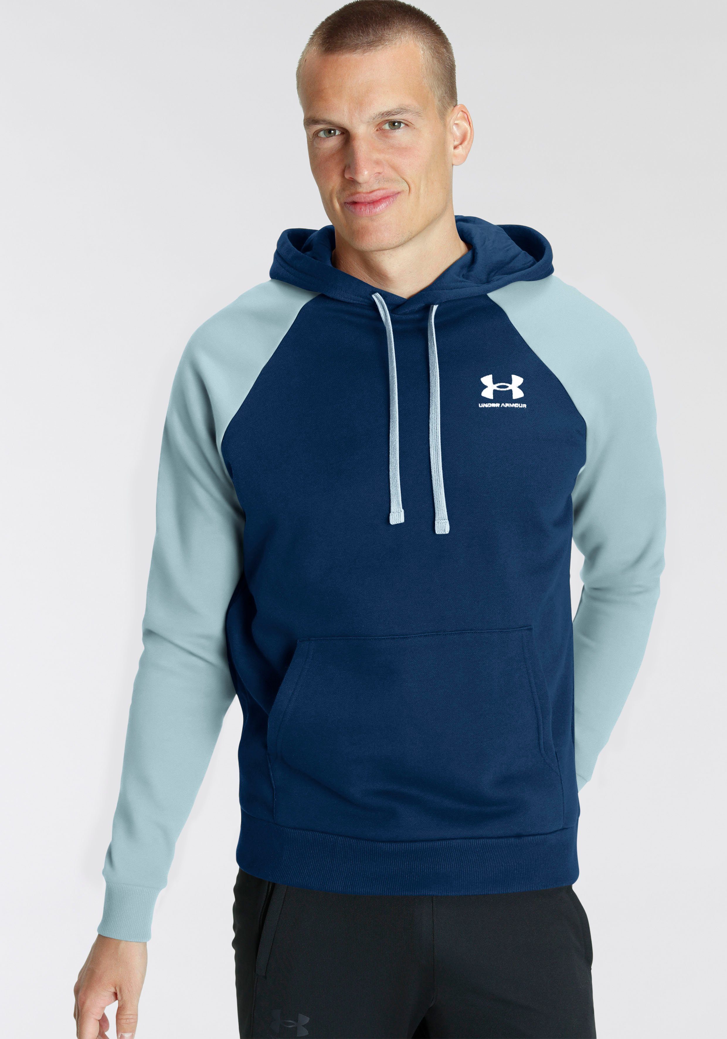 Under Armour® Kapuzensweatshirt »UA RIVAL FLEECE COLORBLOCK HOODIE ...