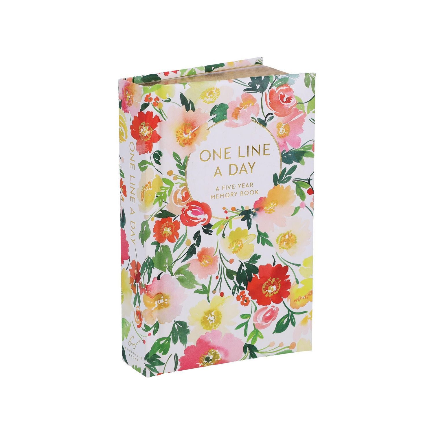 abrams&chronicle Tagebuch Floral One Line a Day A Five-Year Memory Book