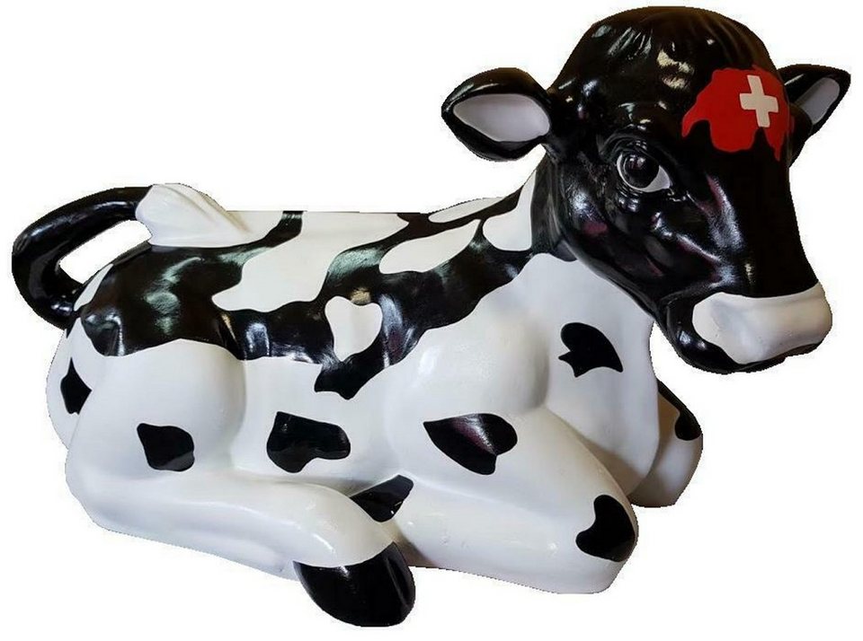 Jvmoebel Gartenfigur Moderne Dekoration Kalb Deko Statue Skulptur