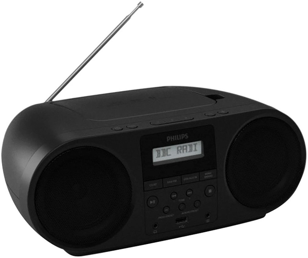 Philips TAZ6000/10 UKW-Radio (Digitalradio (DAB), UKW mit RDS, 4 W ...