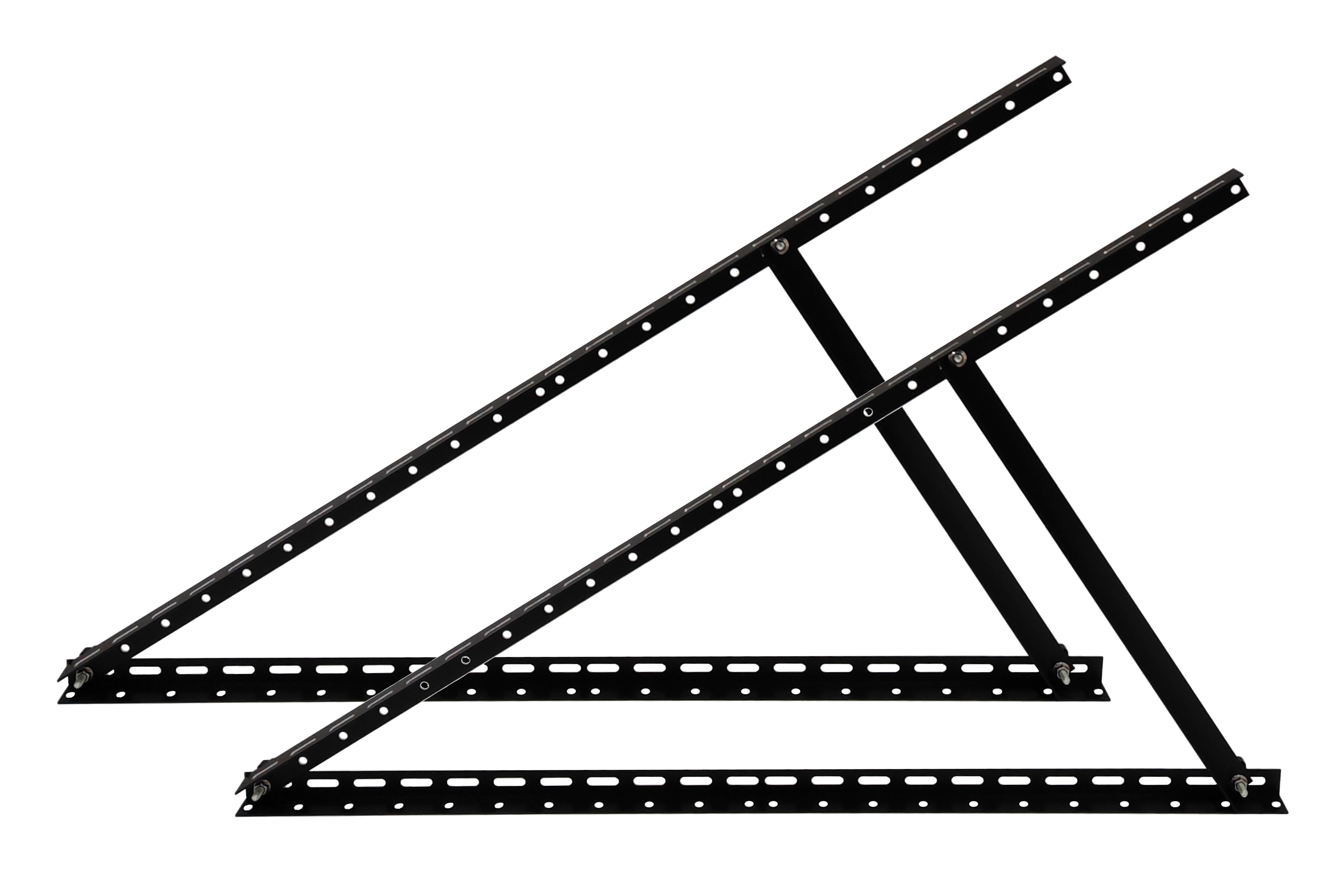 TRANGO Solarmodul-Halterung, (ST-0001B Schwarz-Aluminium Solarmodul ...