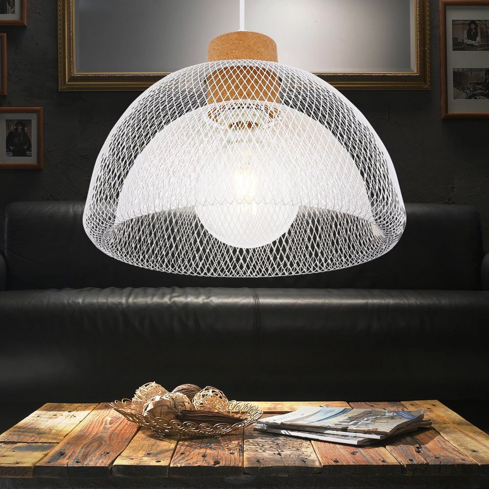 Etc Shop Led Pendelleuchte Gitter Decken Pendel Leuchte Filament Wohn