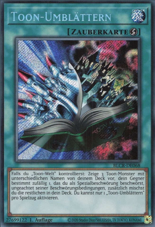 Recollectibles Sammelkarte Yugioh Karte Toon Umblättern Deutsch Yu Gi
