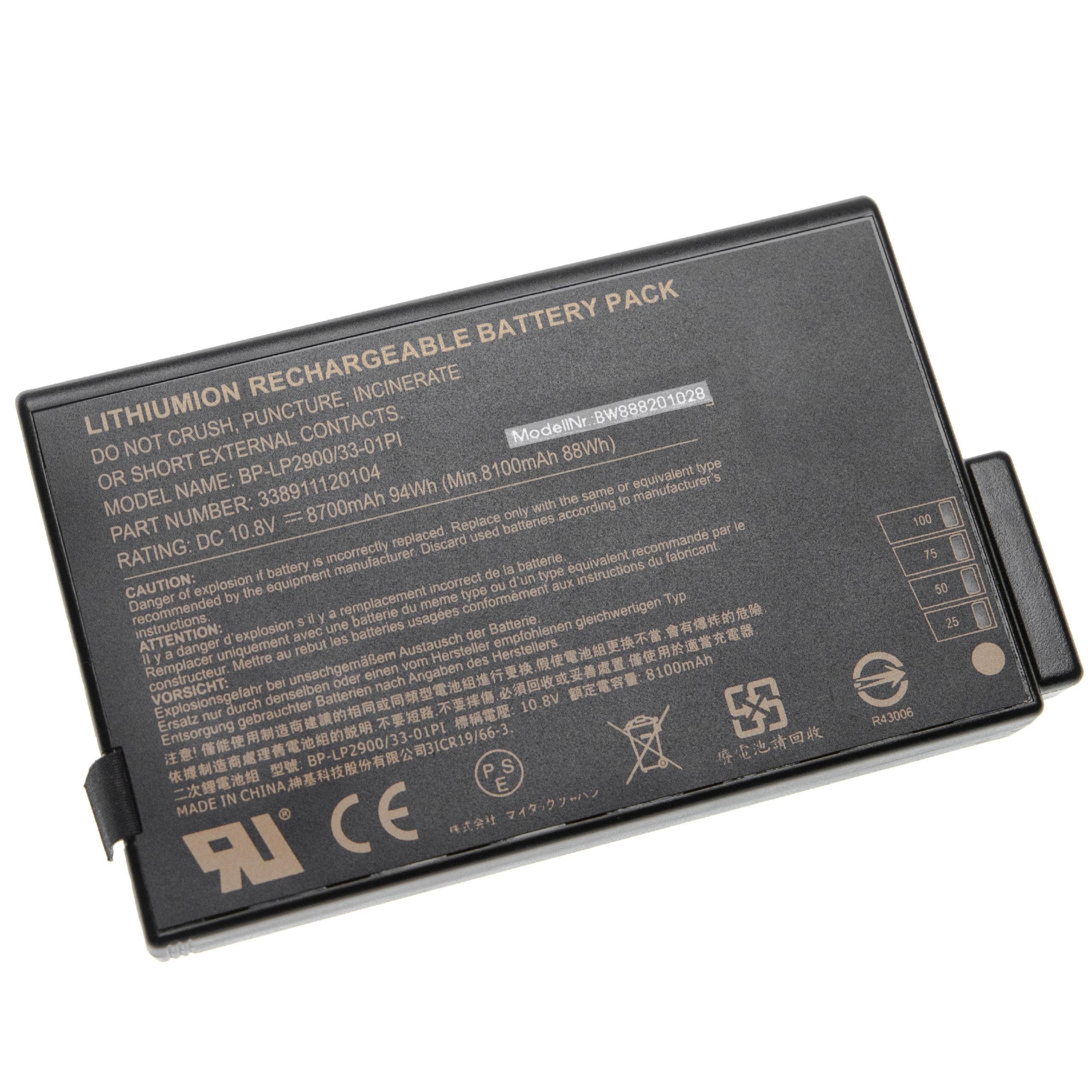 vhbw Akku passend für Motorola ML900, Mobile Laptop 900, L3394, L3393 Laptop-Akku Akku Li-Ion ...