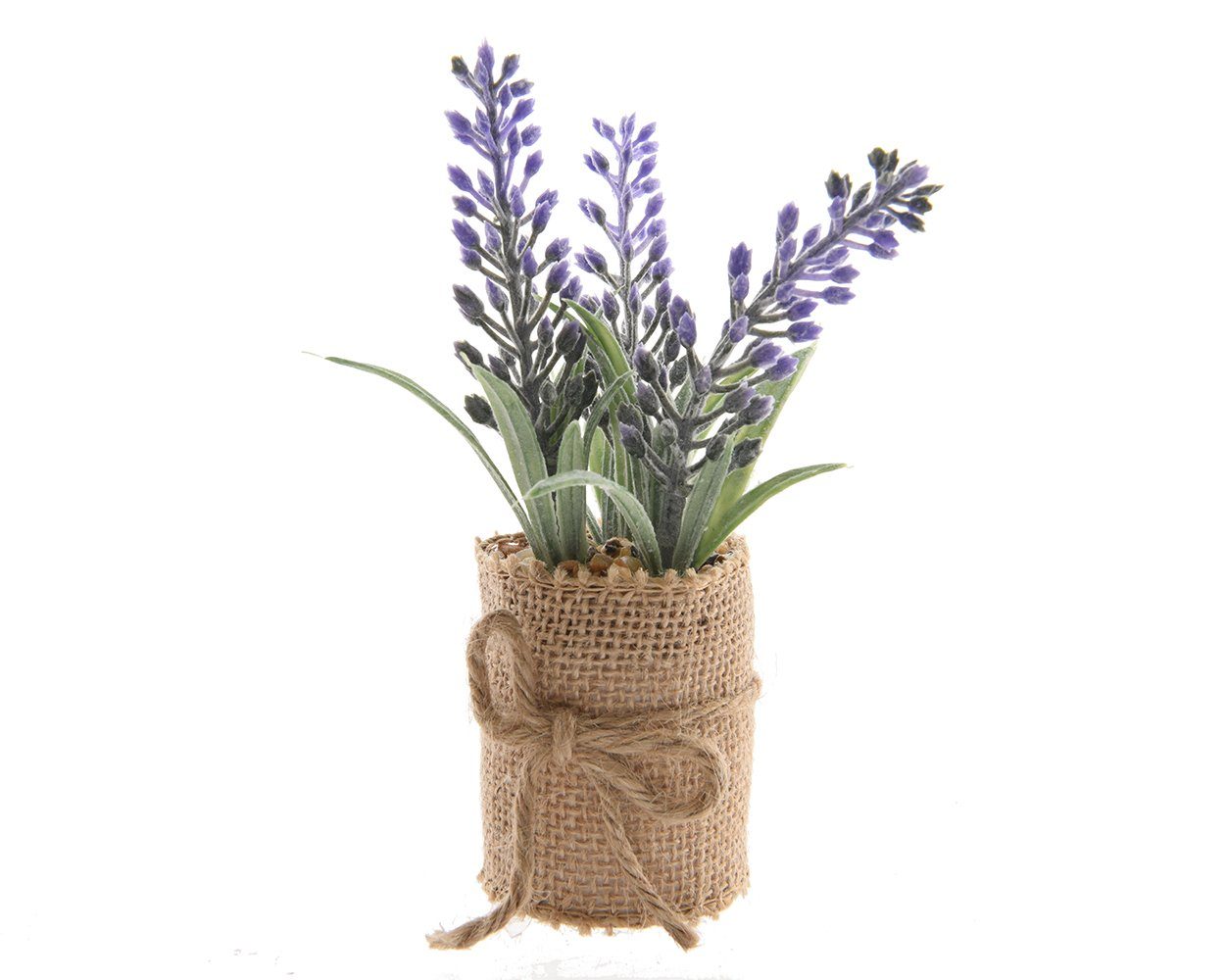 Kunstblume Kaemingk Kunstblumen Lavendel Im Jute Topf 12cm 1 Stück