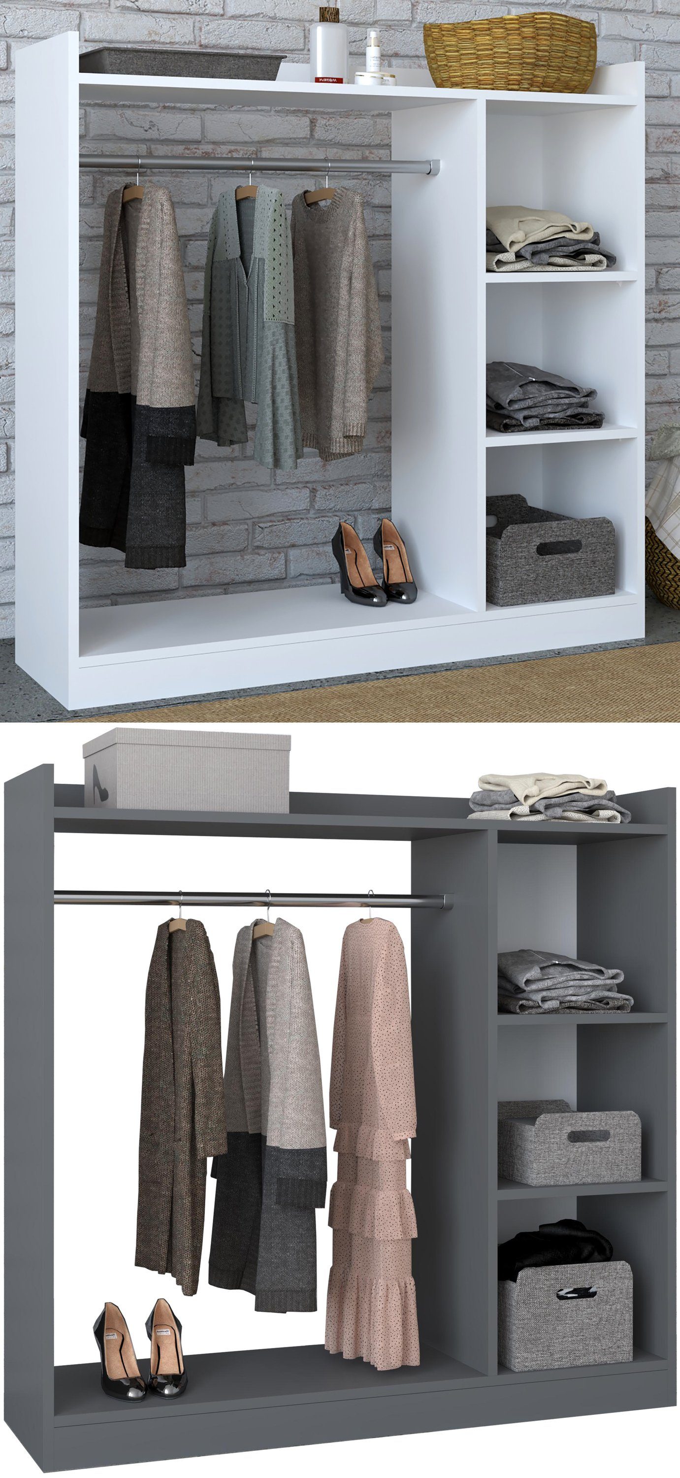 Erstaunlich Kleiderschrank Tiefe 35 Cm Fotos