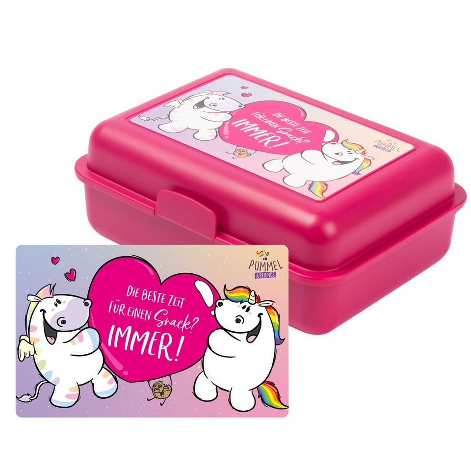 United Labels® Lunchbox Pummel And Friends Brotdose Pummeleinhorn