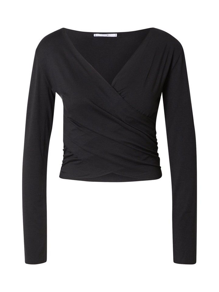 Hailys Langarmshirt Jazzy 1 Tlg Wickel Design Drapiertgerafft
