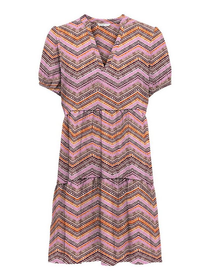 Only Minikleid Nova Thea 1 Tlg Drapiertgerafft Volant