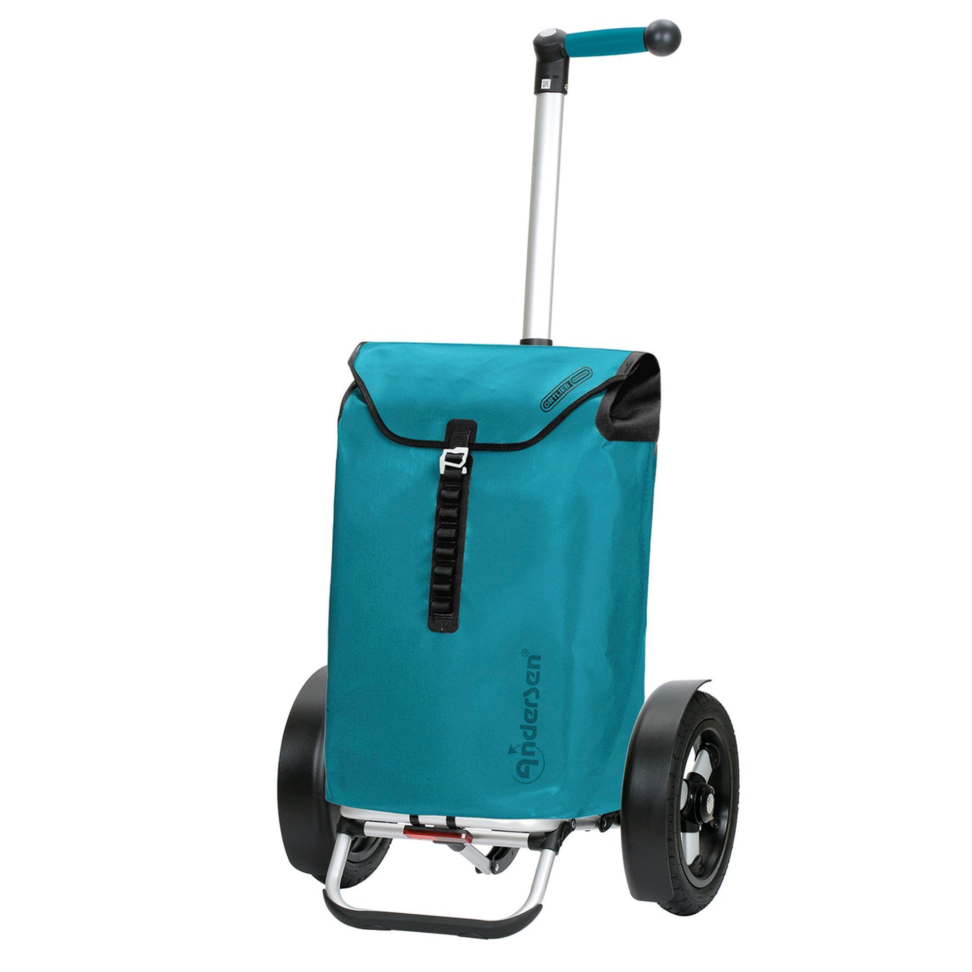 Andersen Einkaufstrolley Tura Shopper Ortlieb Rot Klappbare Ladefläche