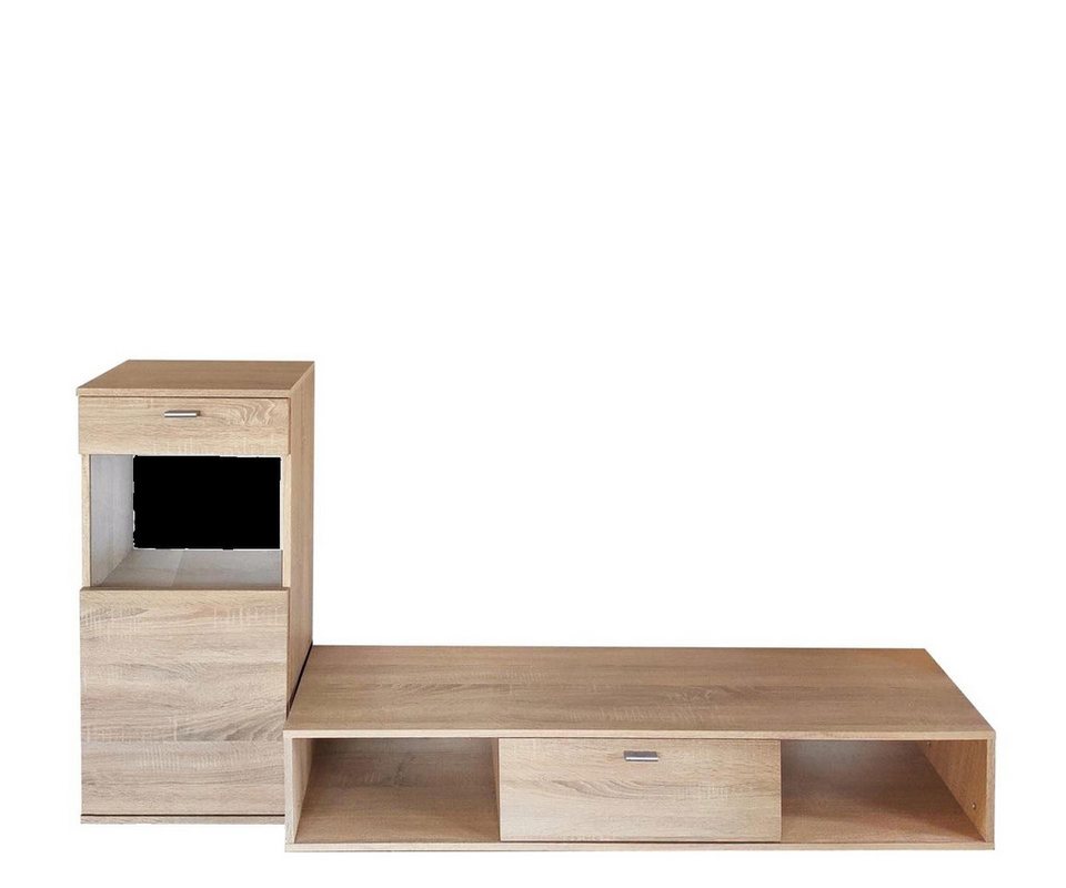 Jvmoebel Wohnzimmer Set Wohnwand Modern Vitrine Tv Ständer Wand Regale