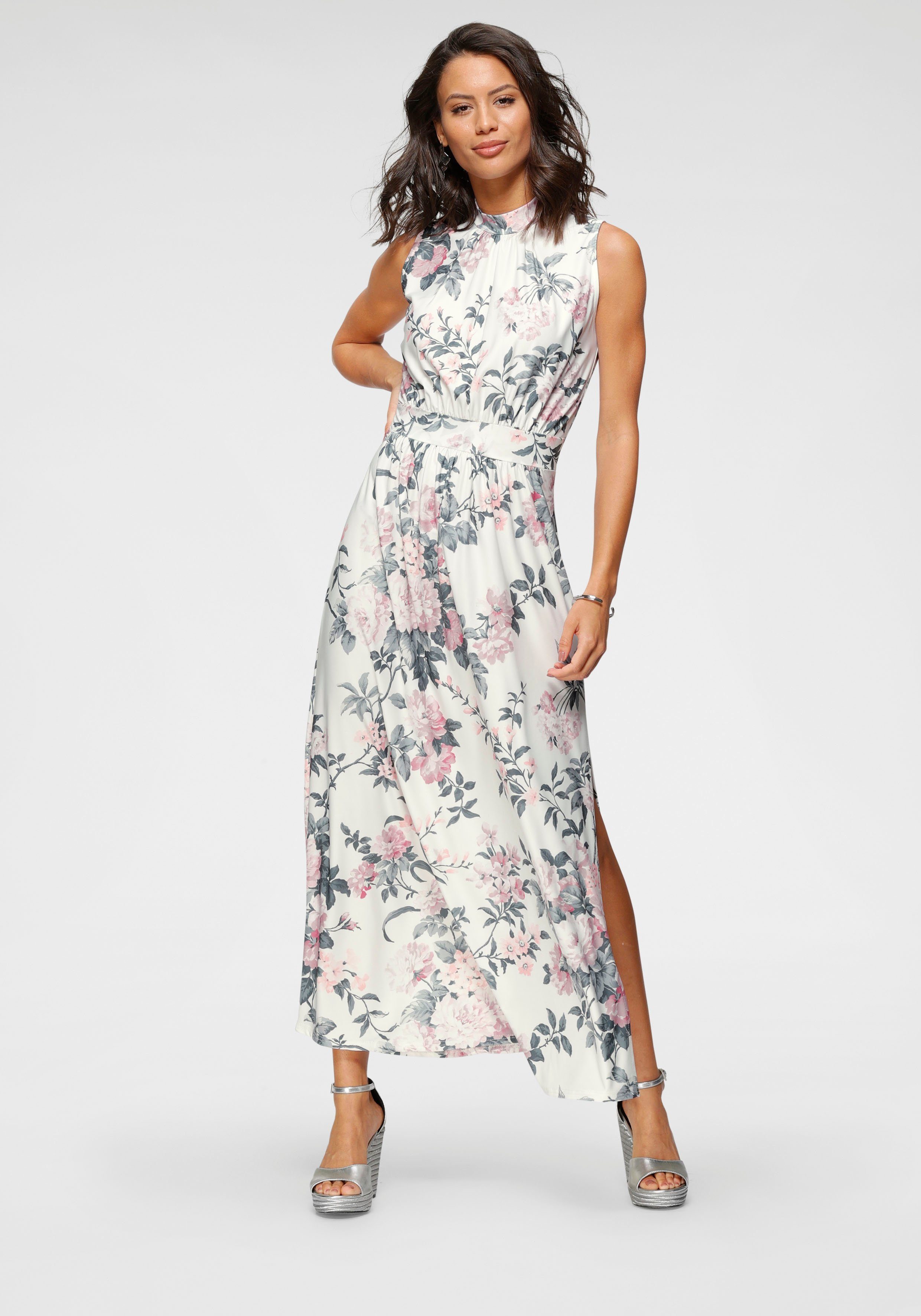 Melrose Maxikleid Mit Elegantem Blumen Print Neue Kollektion Online