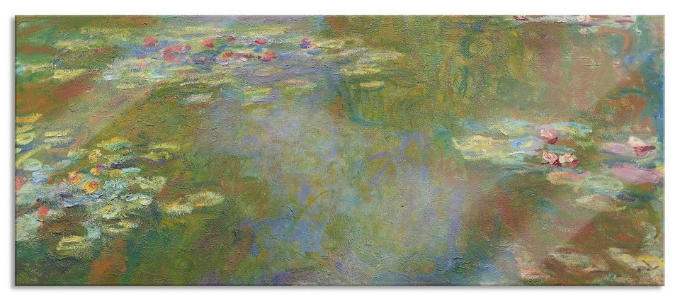 Pixxprint Glasbild Claude Monet Madame Monet Mit Ihrem Sohn Claude