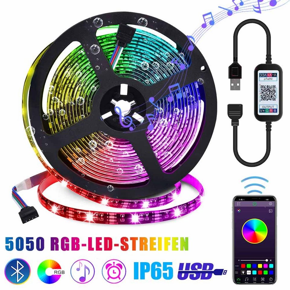 Rosnek Led Streifen 1m 5m 5050 Rgb Led Streifen Tv Hintergrund