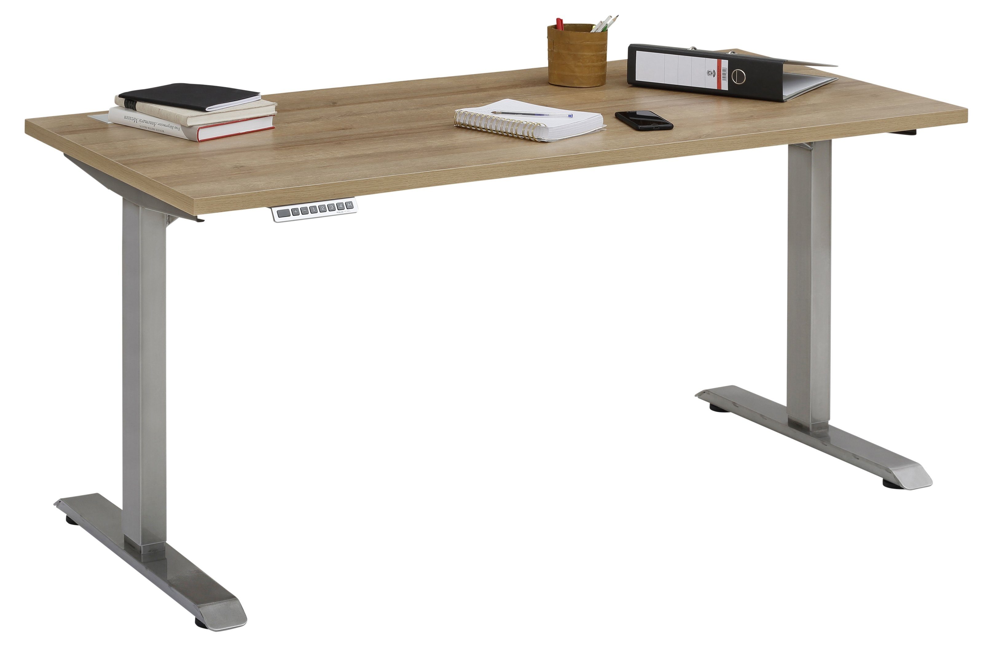 Möbelando Schreibtisch 5504 Bxhxt 175x120x80 Cm Aus Metall