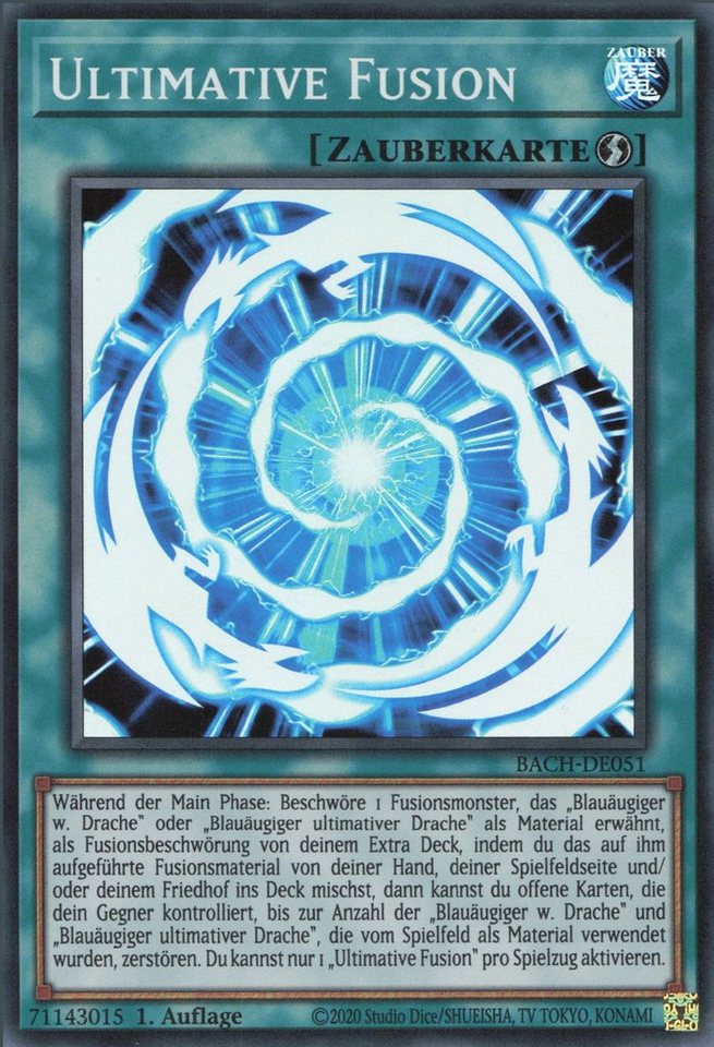 Recollectibles Sammelkarte Yugioh Karte Ultimative Fusion Deutsch Yu