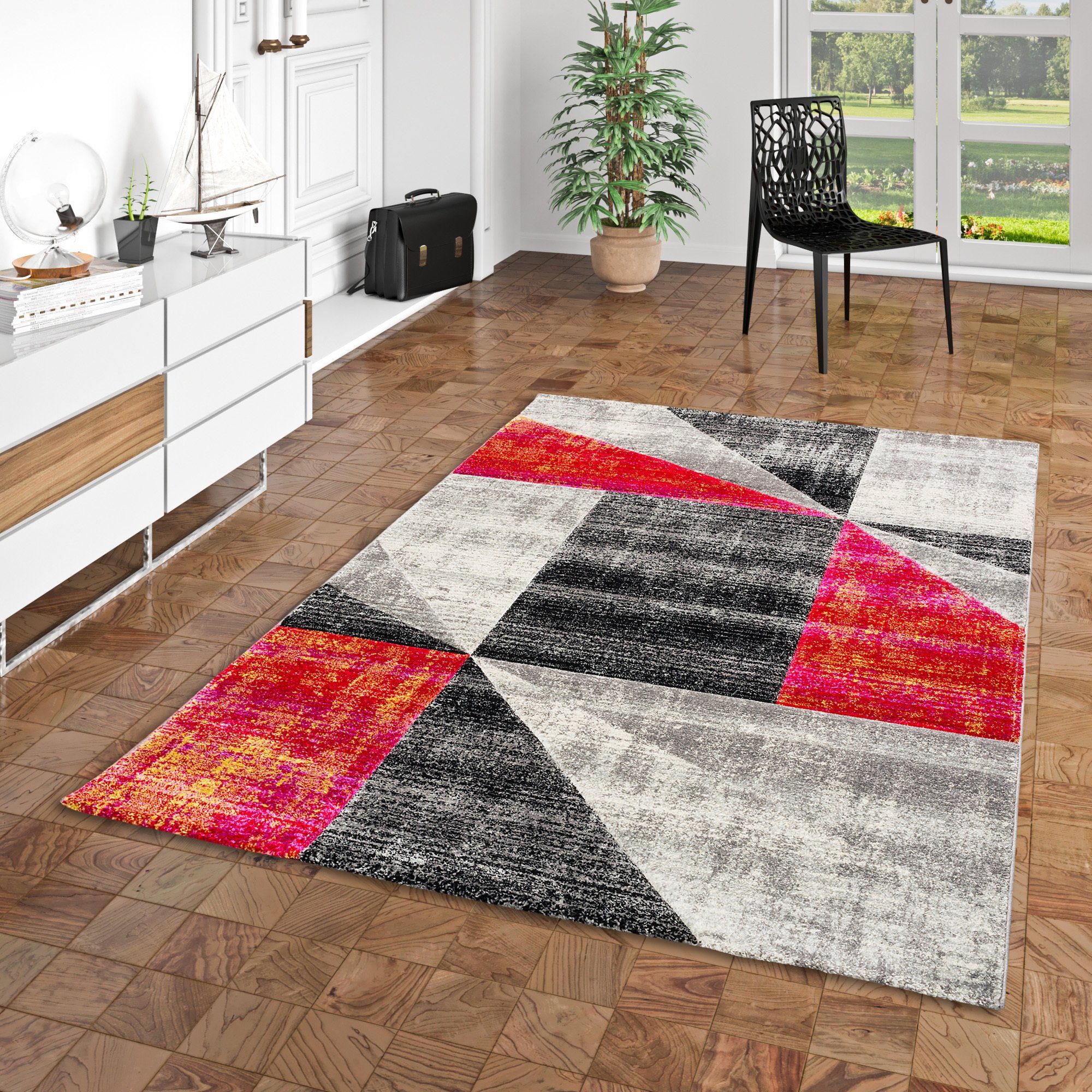 Pergamon Designteppich Designer Teppich Maui Modern Meliert Rechteckig